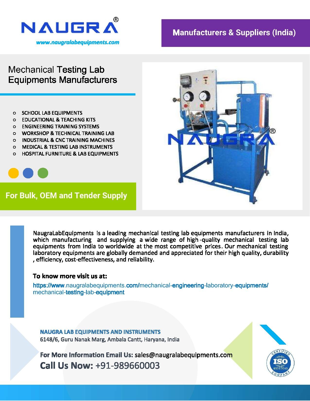 ArtStation - Mechanical Testing Lab Equipments Manufacturers