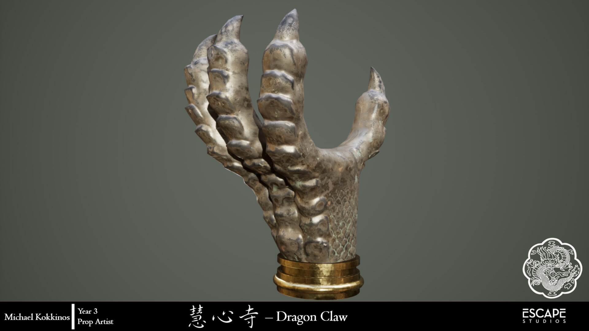 ArtStation - Temple of the Enlightened Mind - Dragon Claw