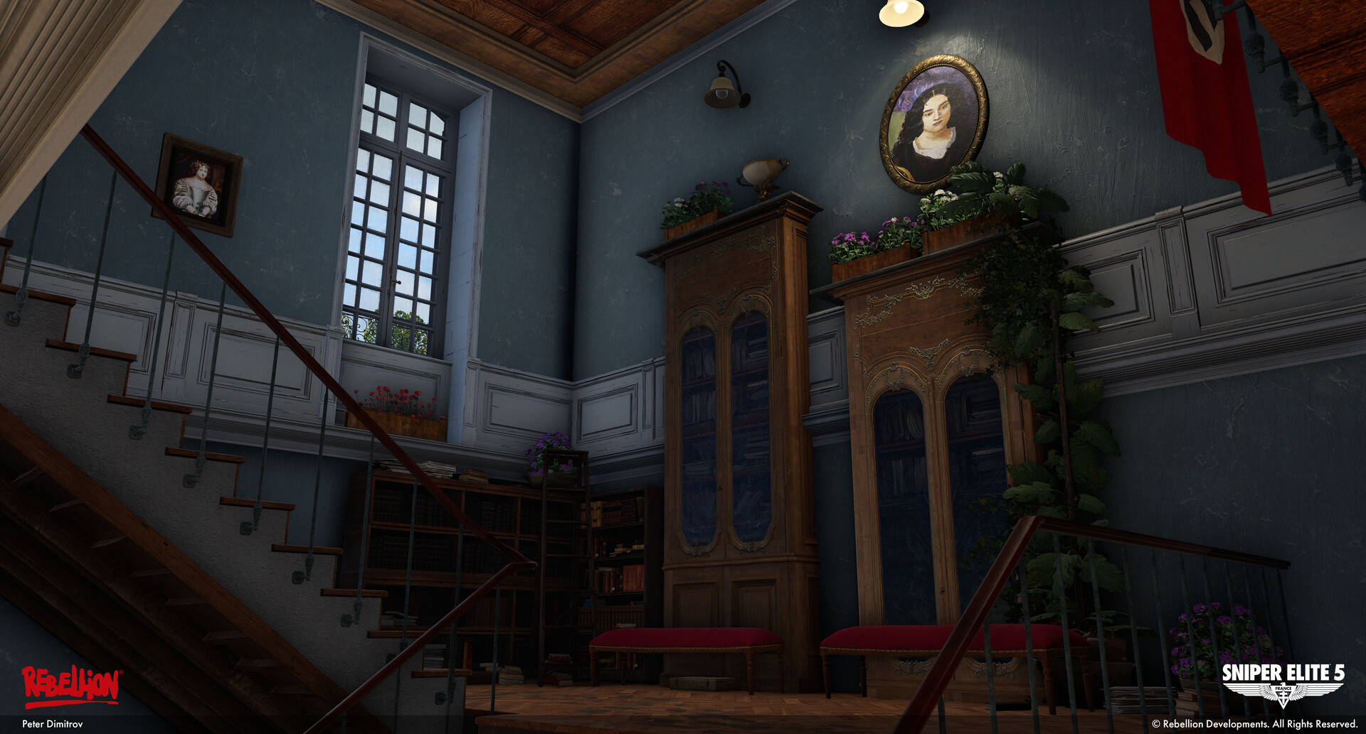 Peter Dimitrov - Sniper Elite 5 - Flooded Village - Interiors