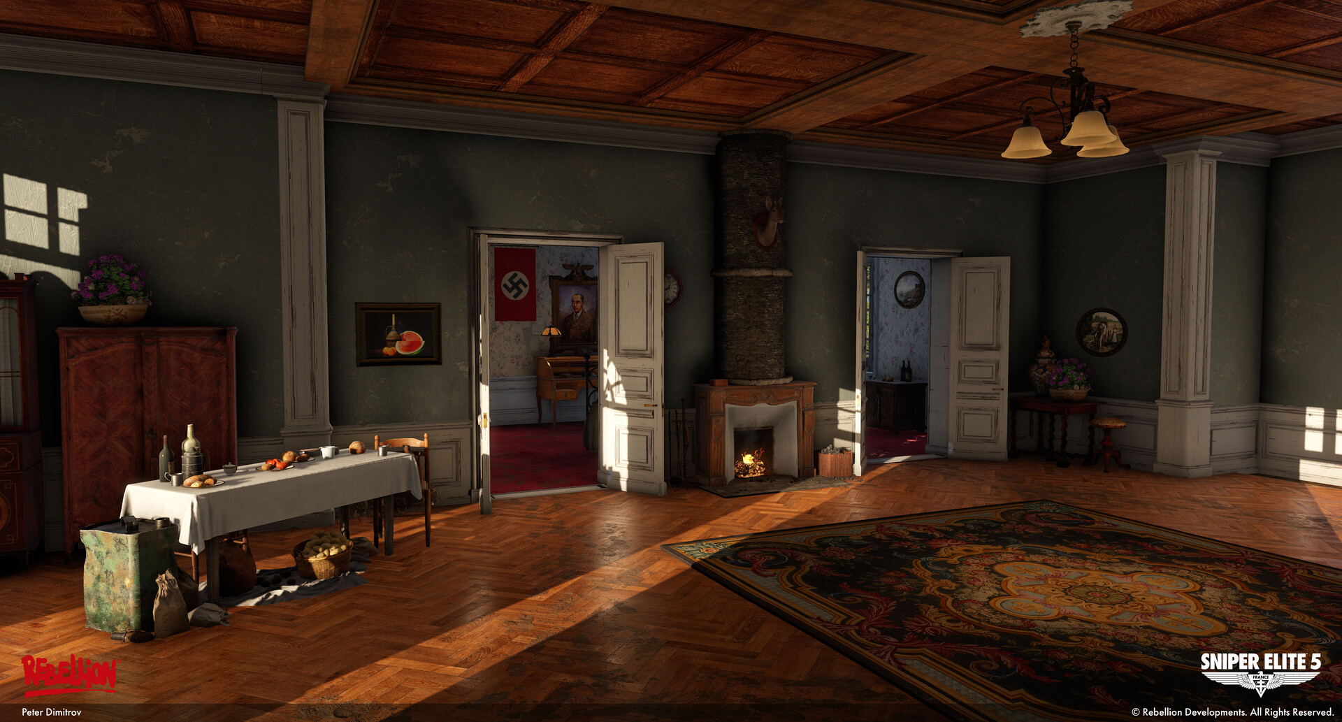 Peter Dimitrov - Sniper Elite 5 - Flooded Village - Interiors