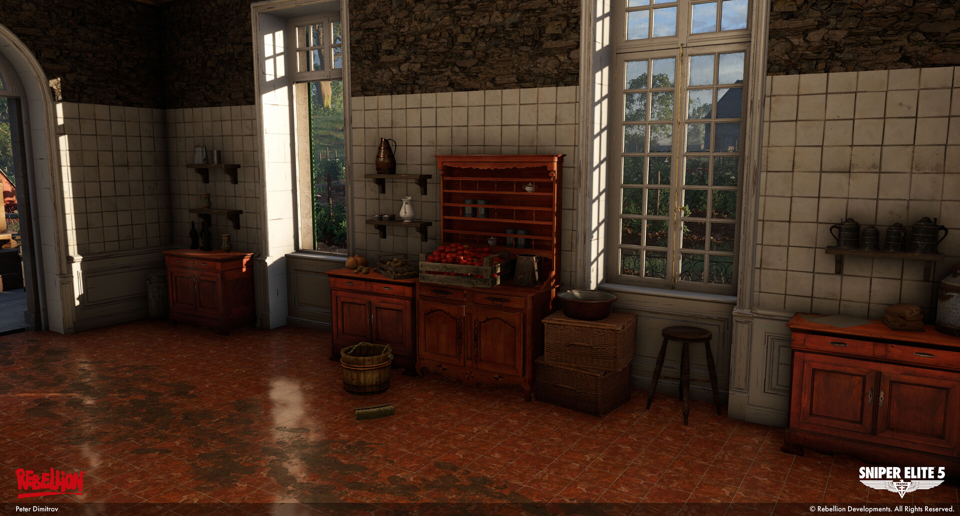 Peter Dimitrov - Sniper Elite 5 - Flooded Village - Interiors