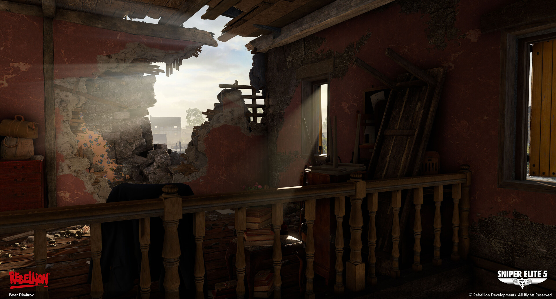 Peter Dimitrov - Sniper Elite 5 - Flooded Village - Interiors