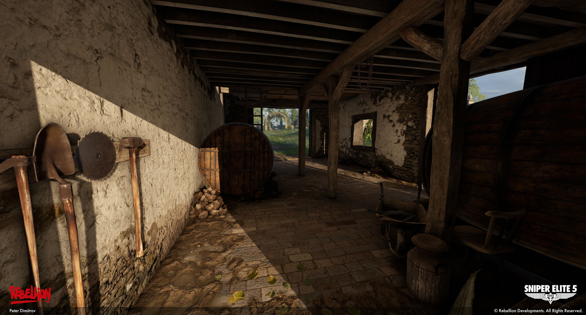 Peter Dimitrov - Sniper Elite 5 - Flooded Village - Interiors