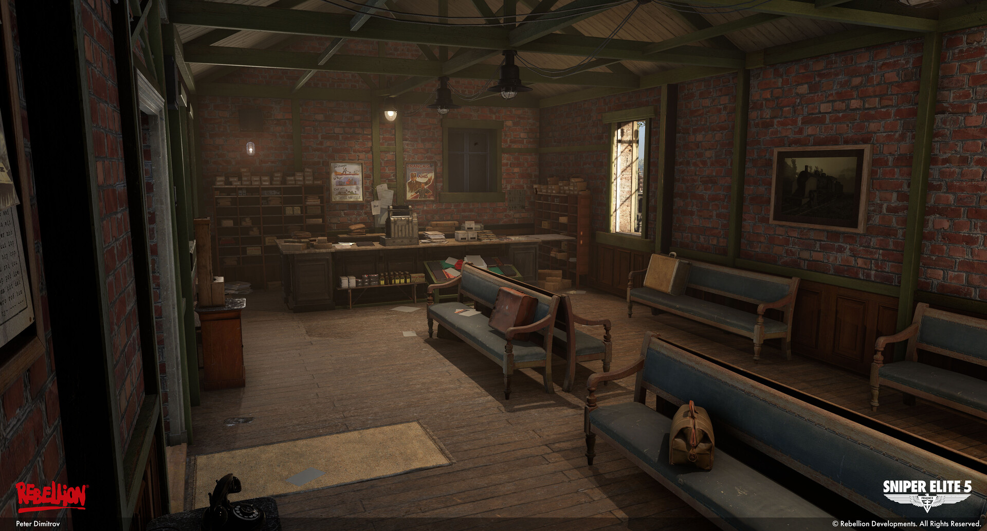 Peter Dimitrov - Sniper Elite 5 - Flooded Village - Interiors
