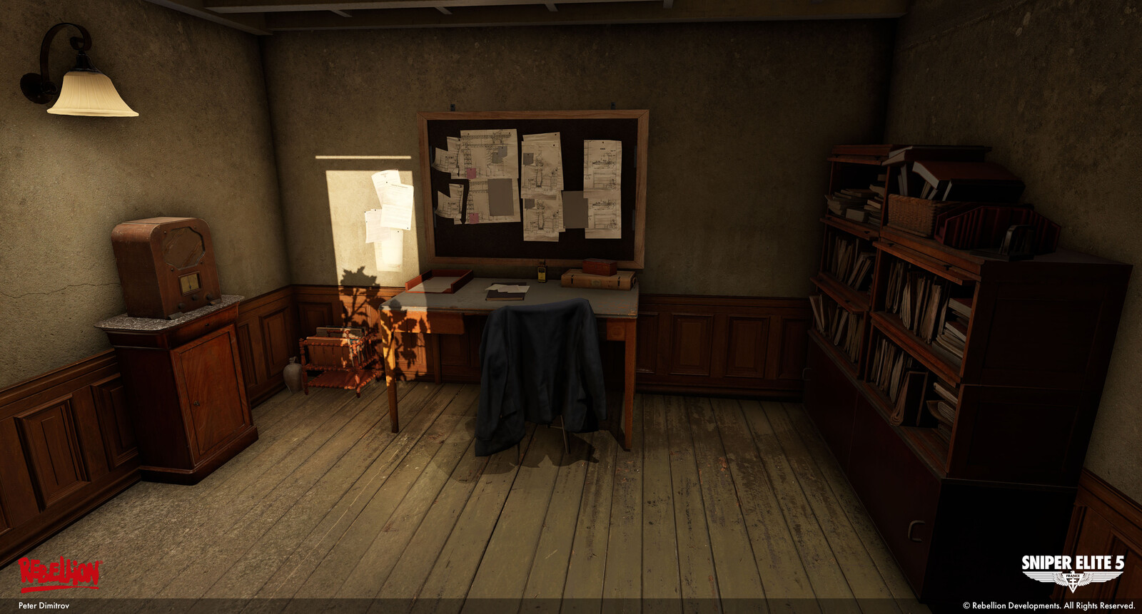 Peter Dimitrov - Sniper Elite 5 - Flooded Village - Interiors