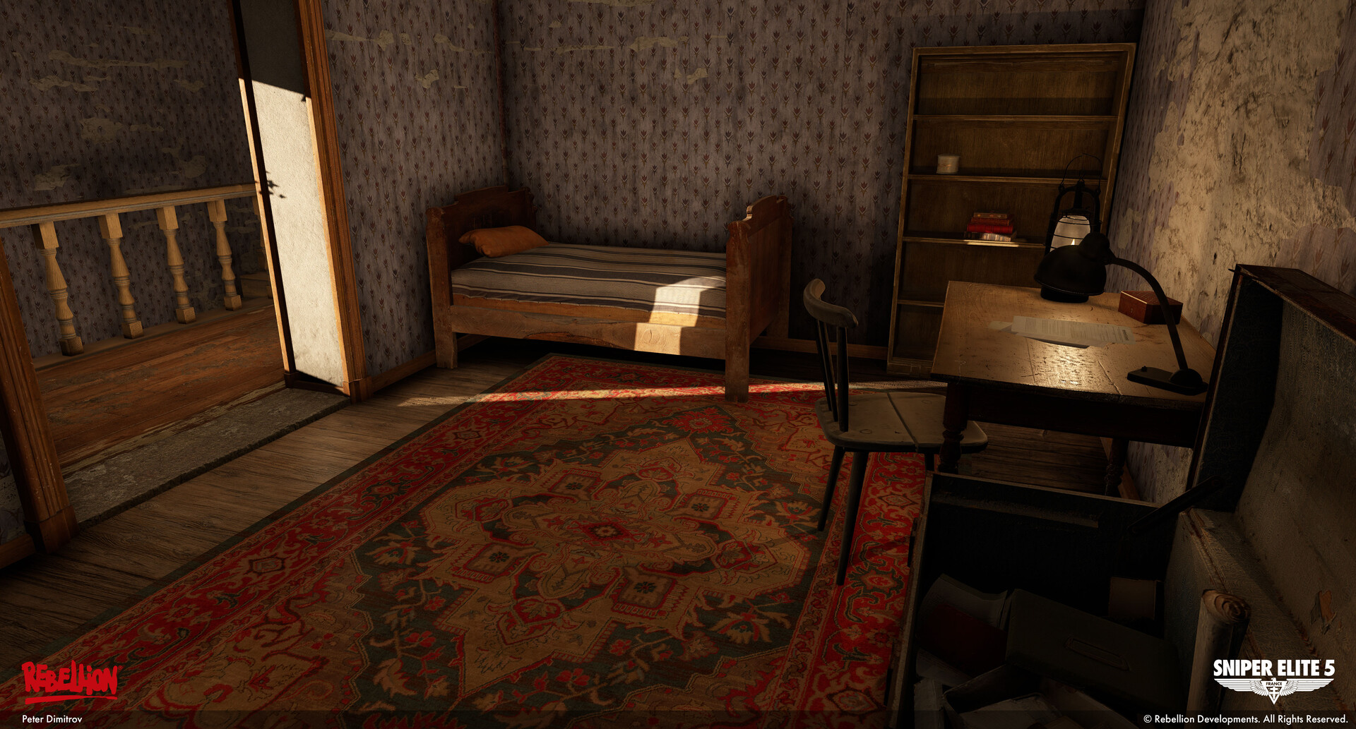 Peter Dimitrov - Sniper Elite 5 - Flooded Village - Interiors