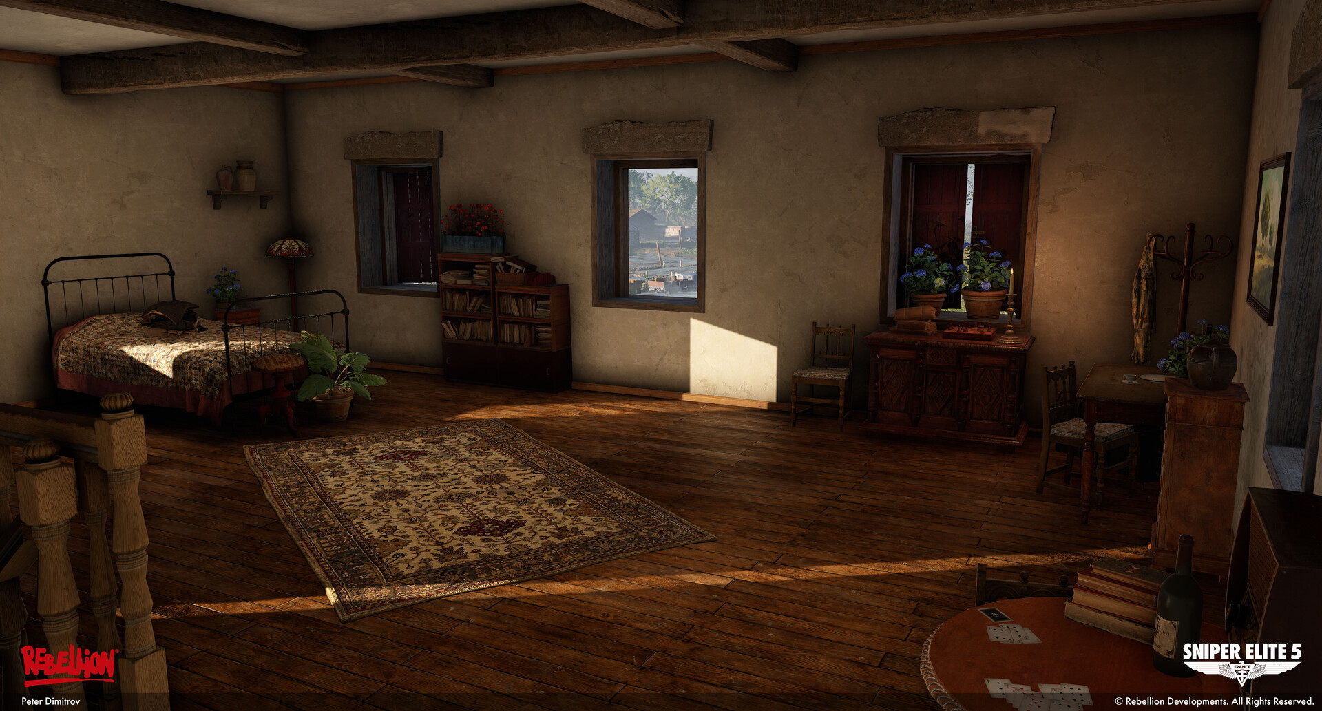 Peter Dimitrov - Sniper Elite 5 - Flooded Village - Interiors