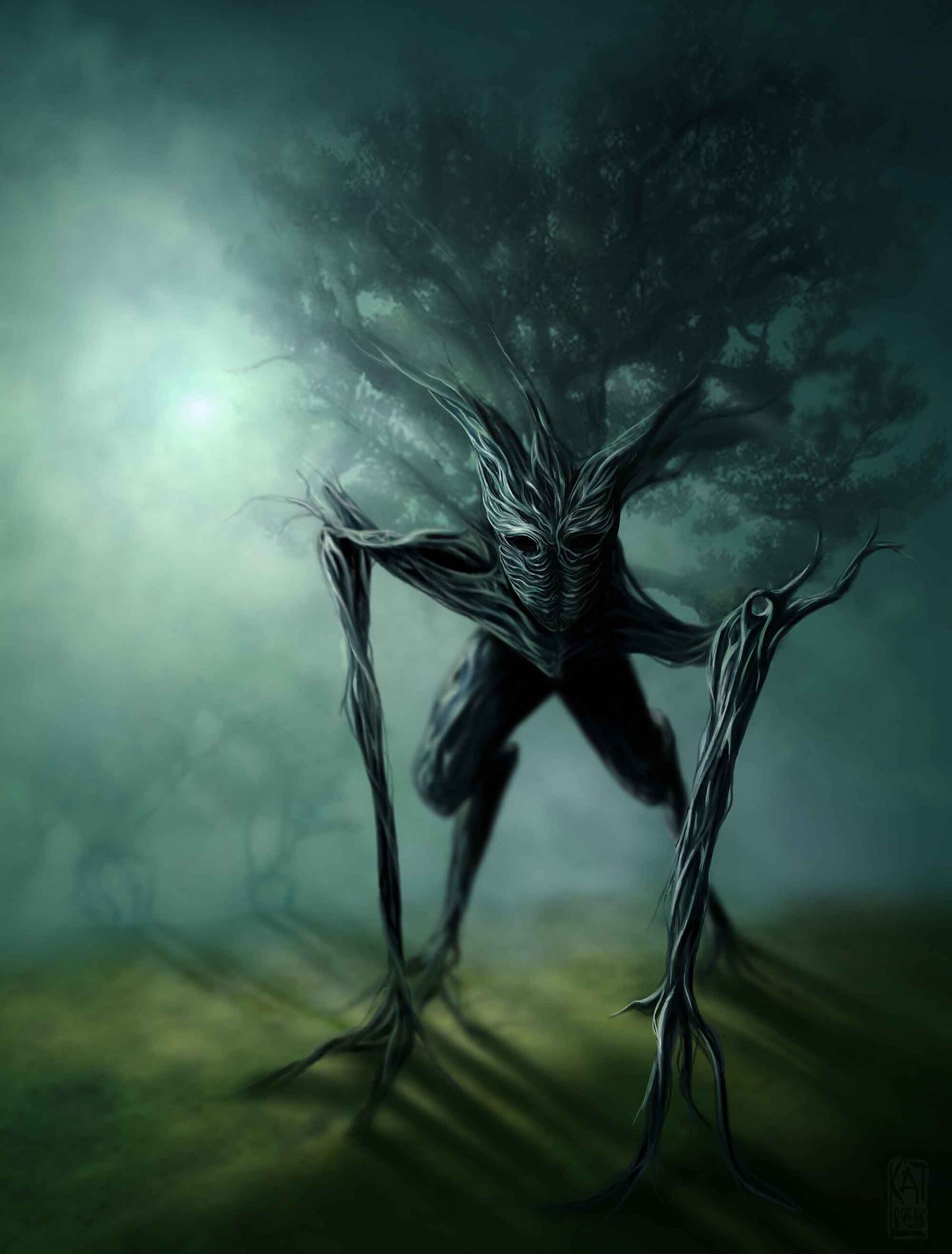 ArtStation - March of the living trees