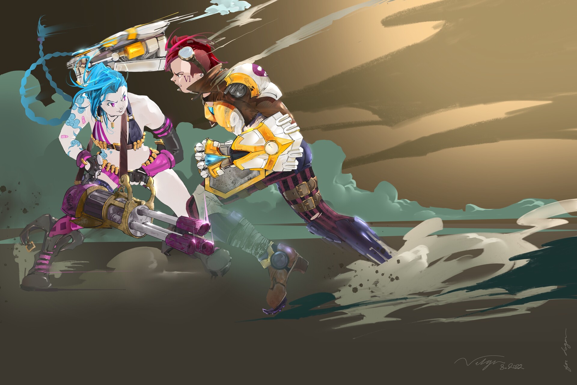 Artstation Jinx And Vi Fanart