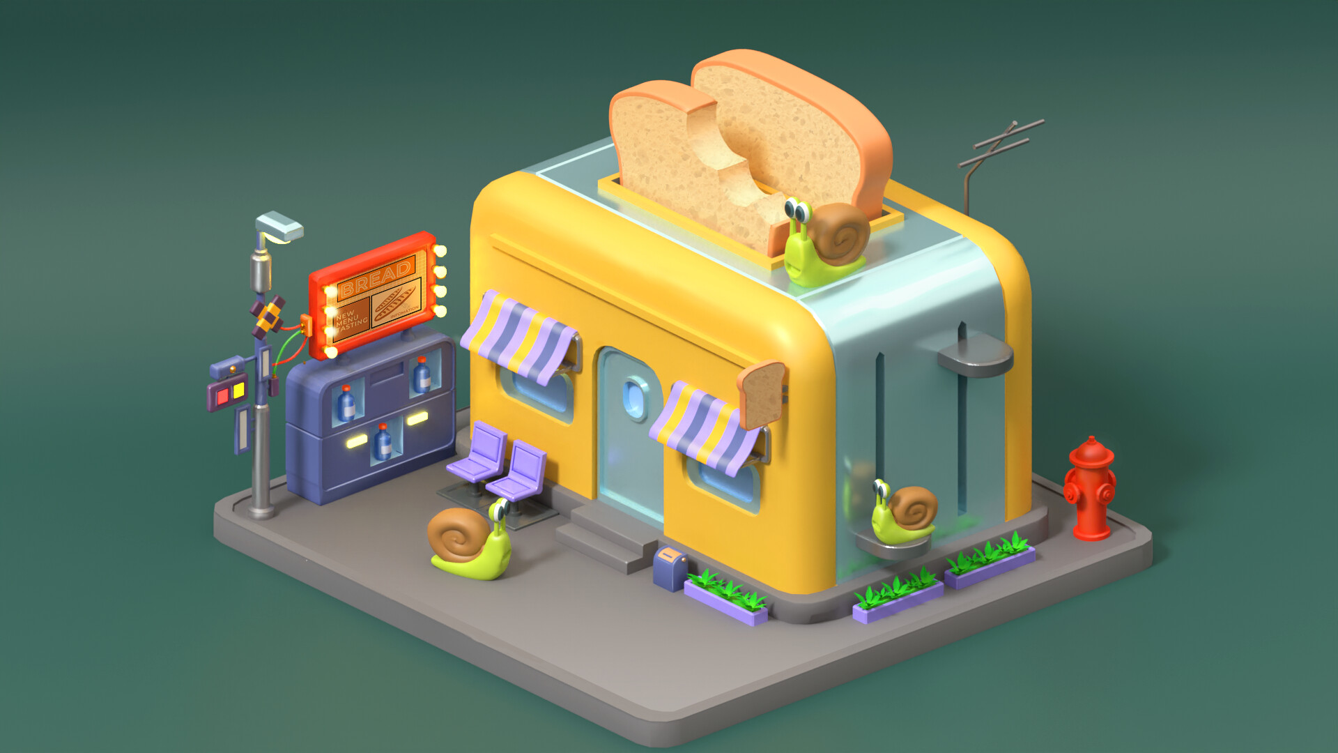 ArtStation - Toaster Shop