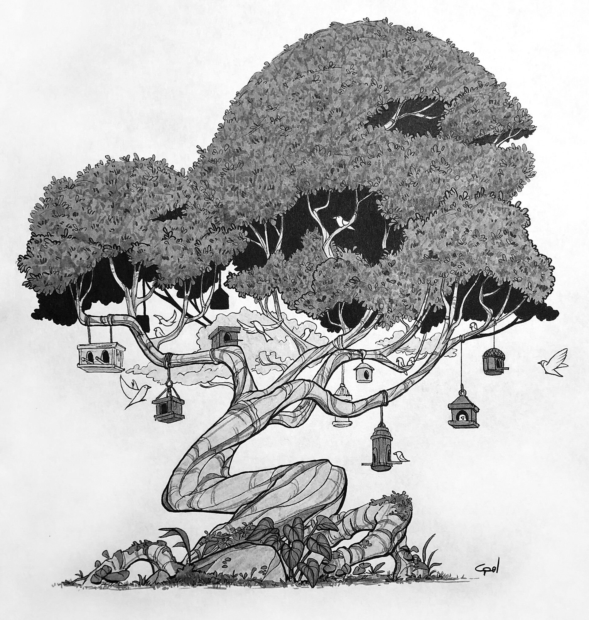 ArtStation - Trees for friends