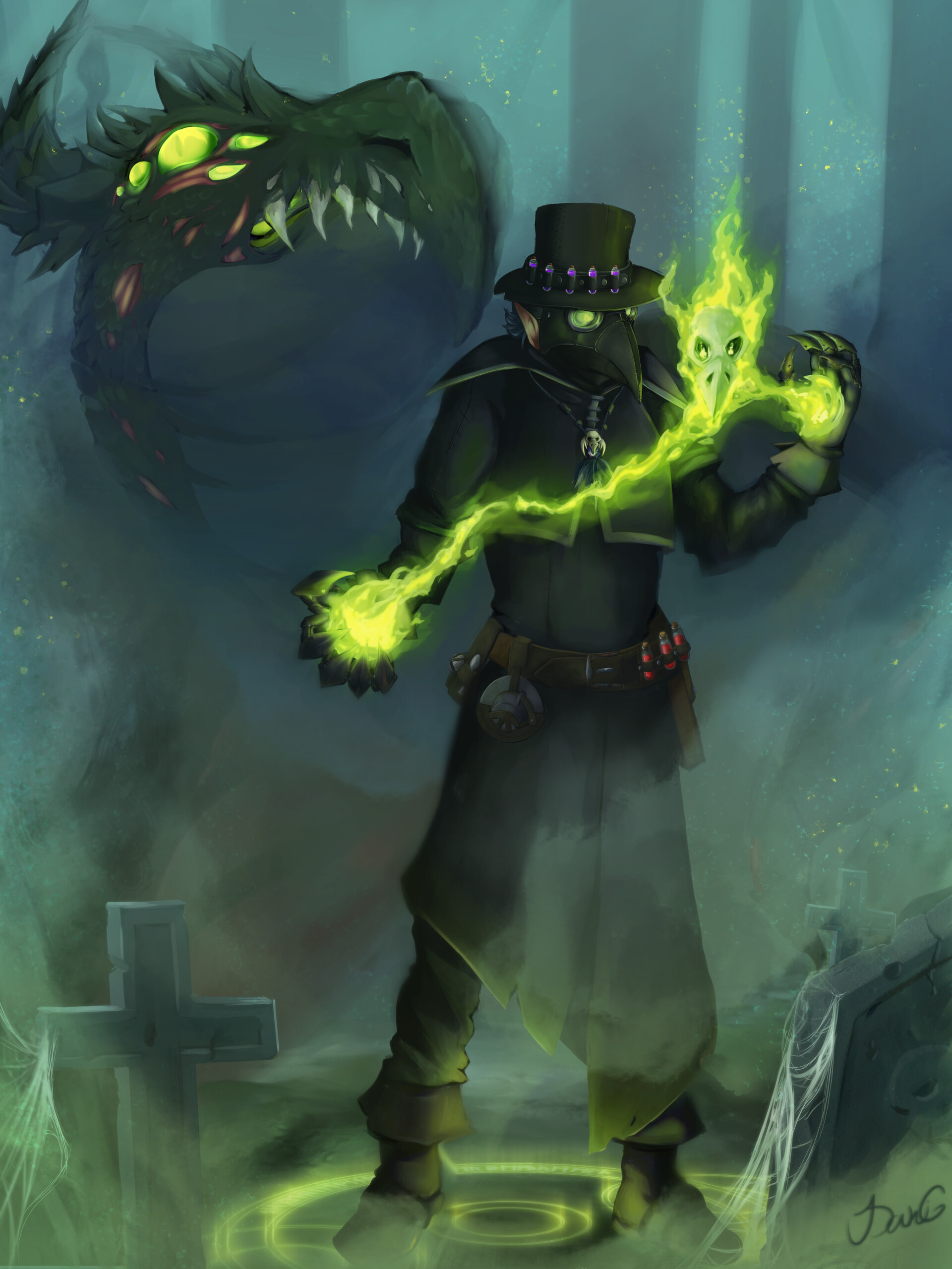 ArtStation - Necromancer of the Crow