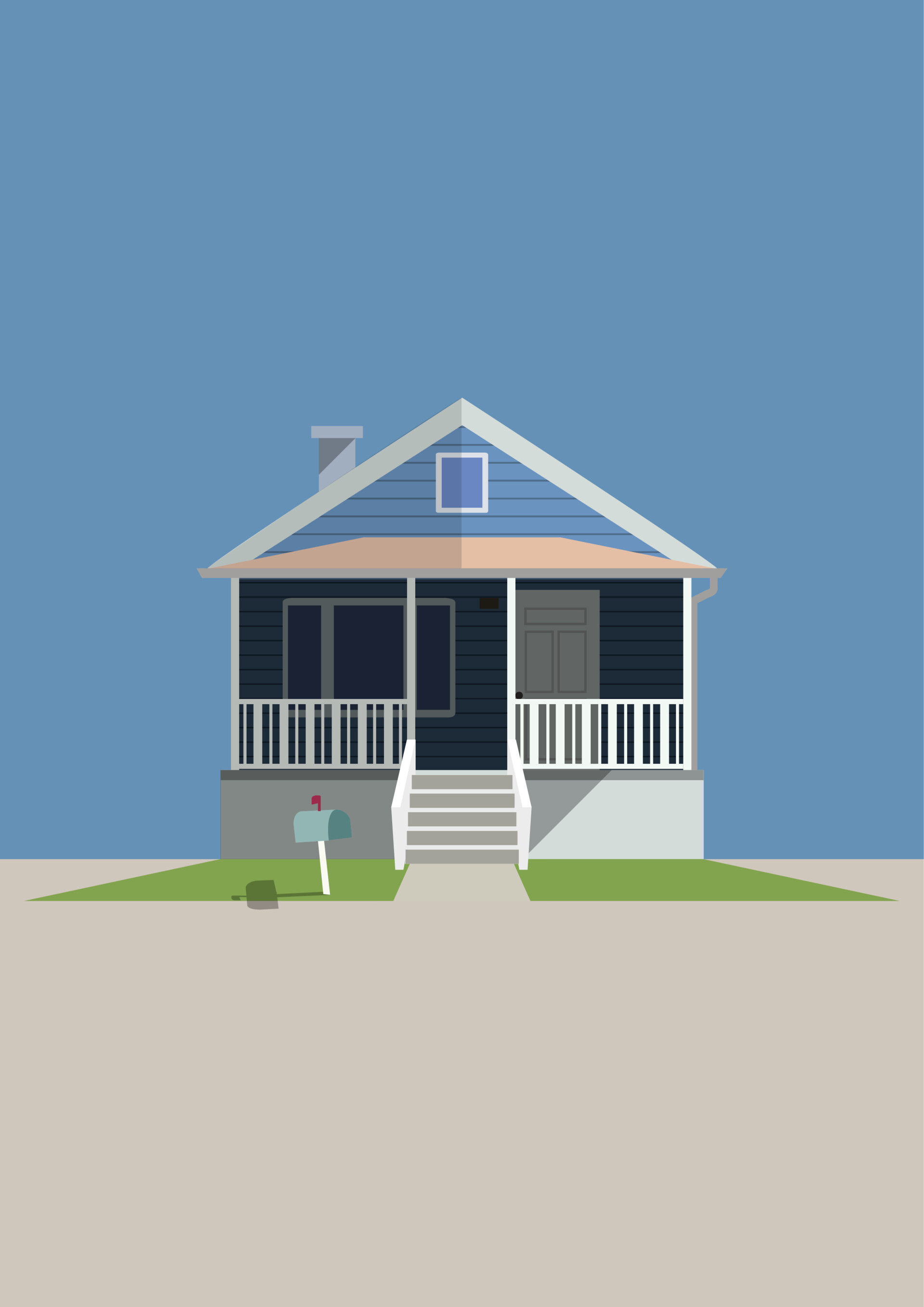 ArtStation - FlatDesign House