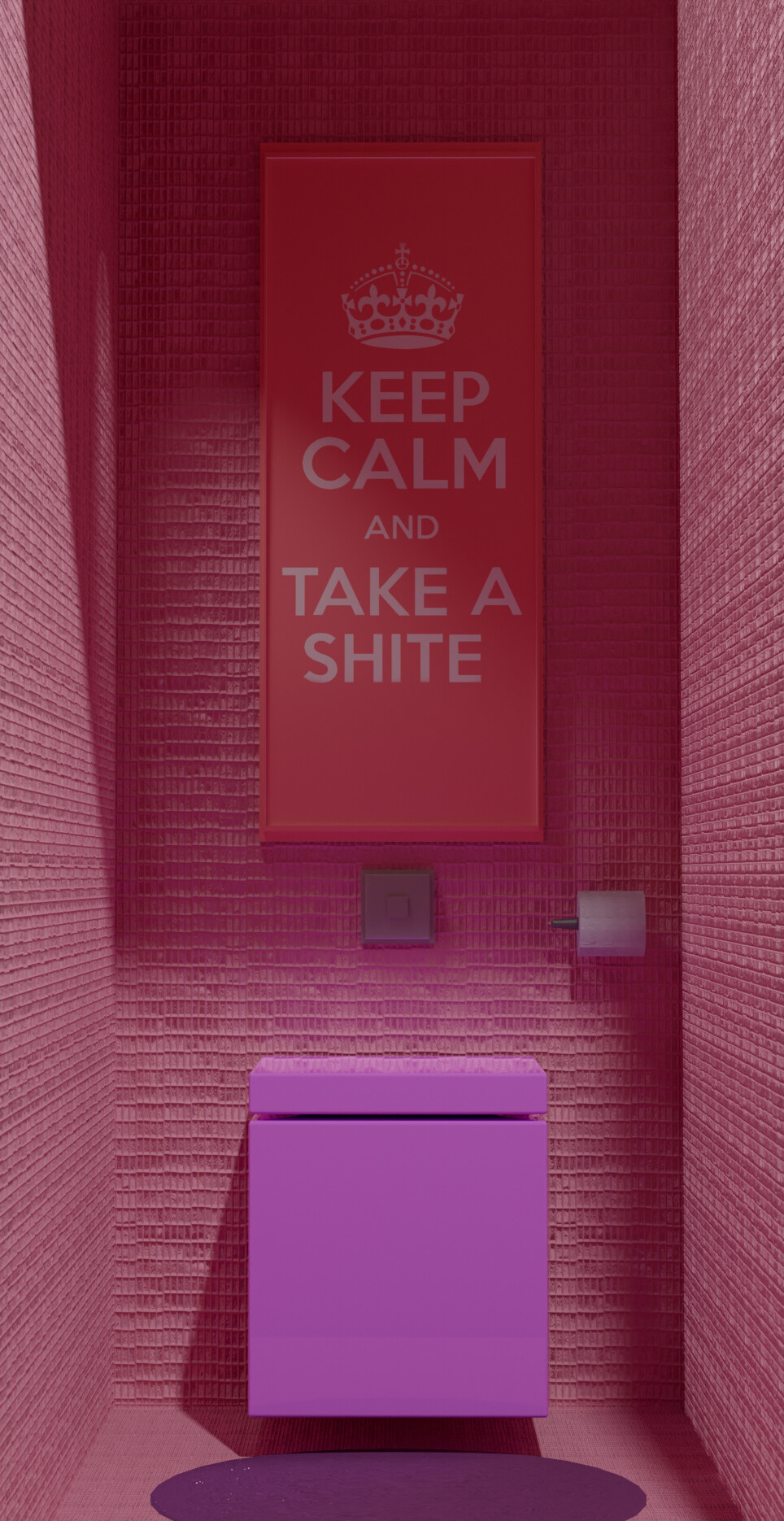 ArtStation - KEEP CALM AND TAKE A SHITE.