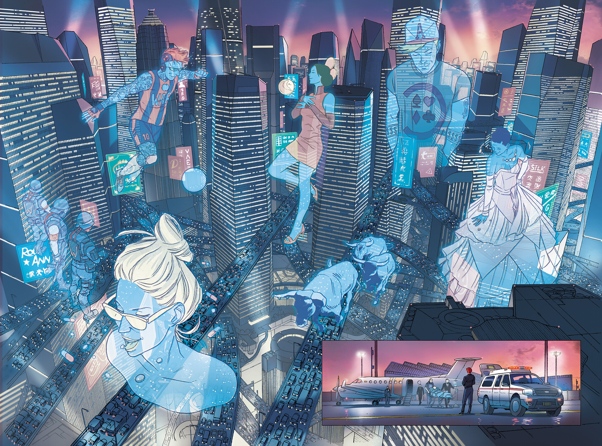 ArtStation - Comic book 'MADI, Once Upon A Time In The Future' (color)