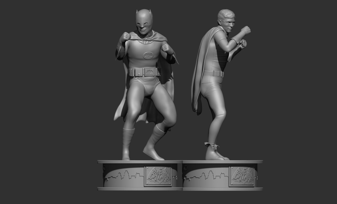 ArtStation - Batman & Robin 1966