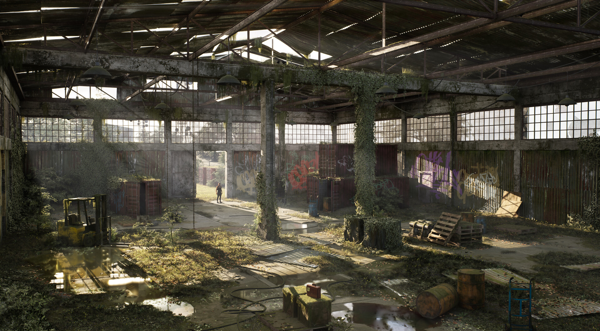 Abandoned Warehouse Interior