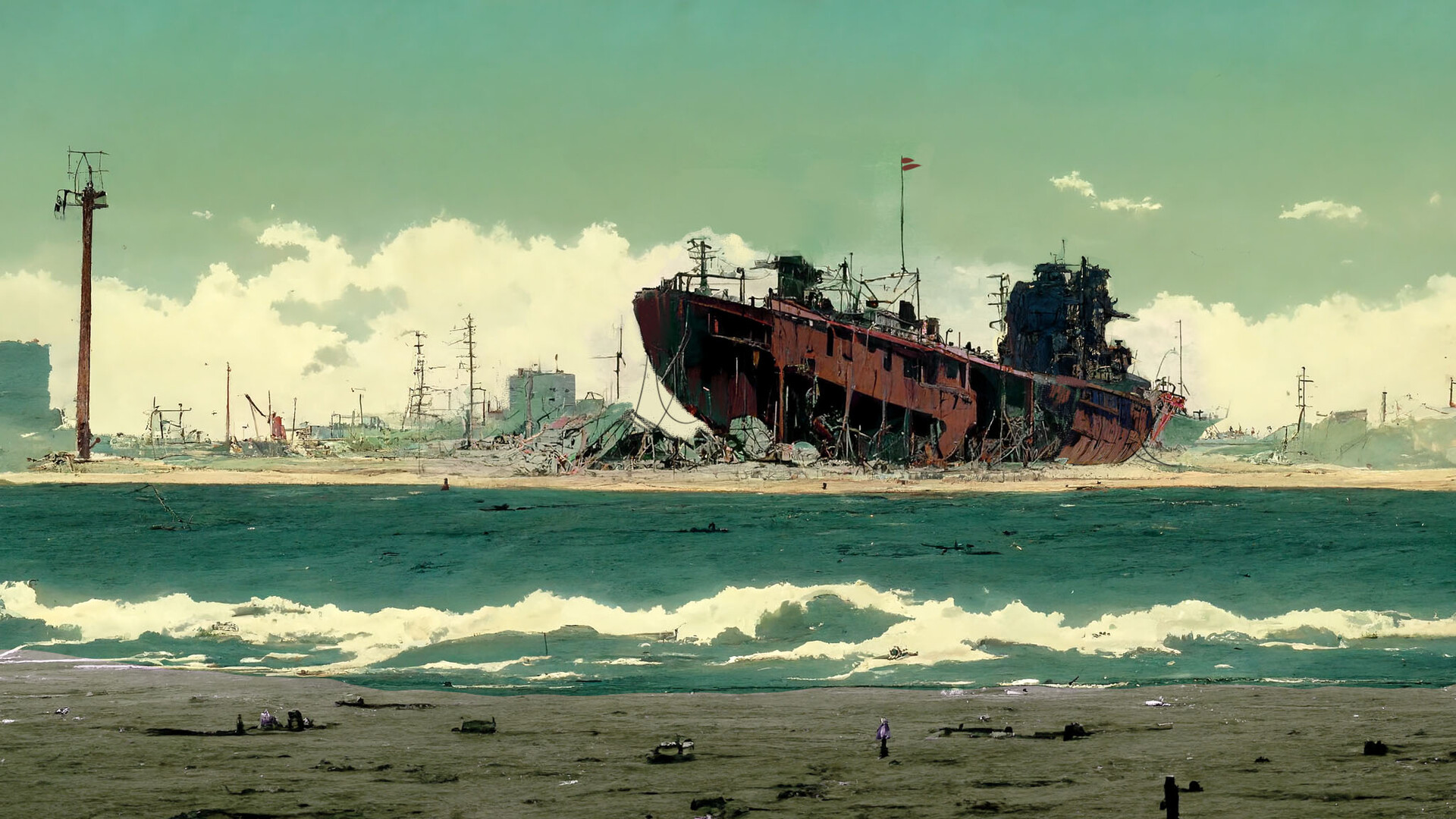 ArtStation - Broken Ship