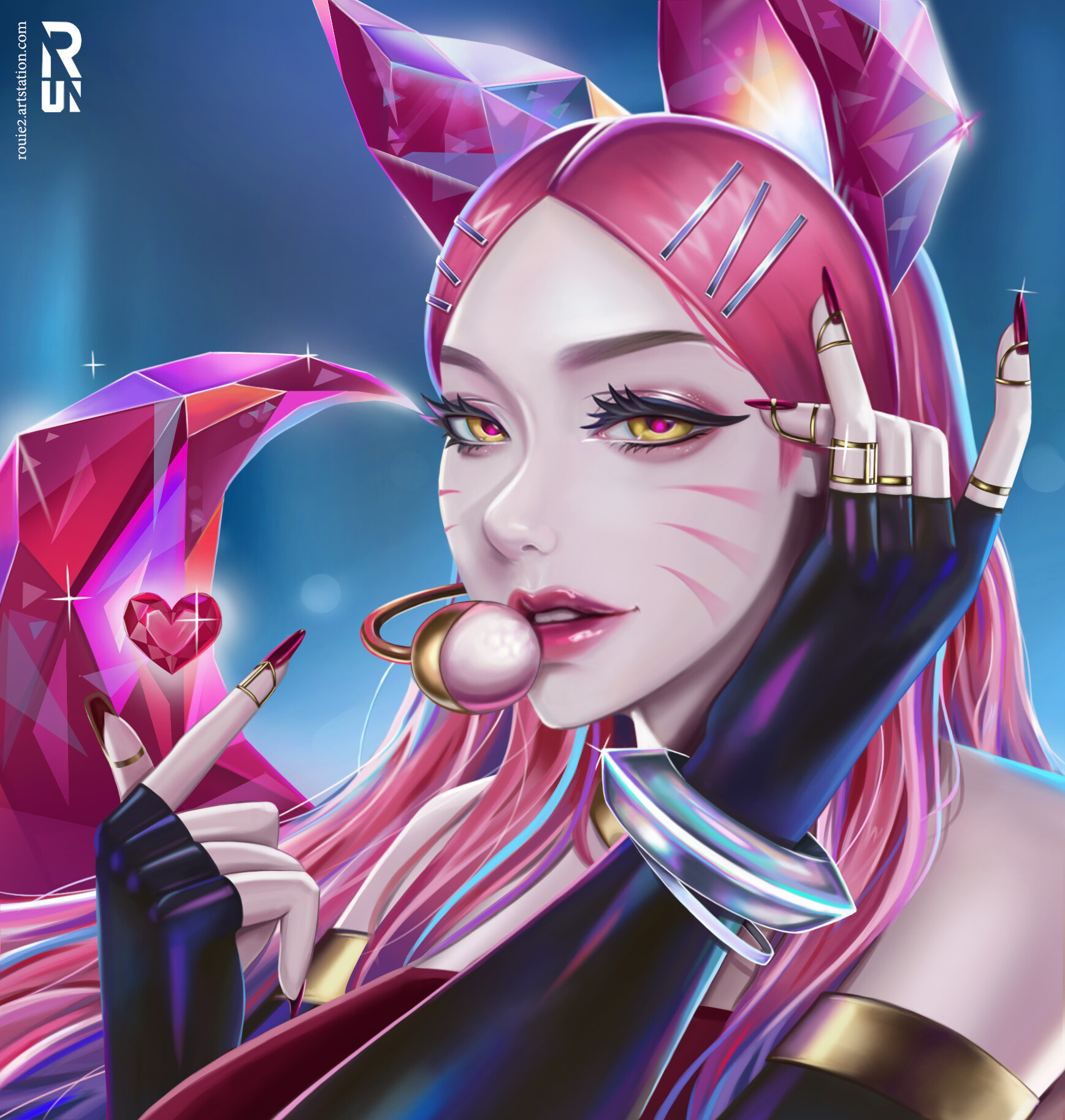ArtStation - K/DA AHRI - FAN CONCEPT