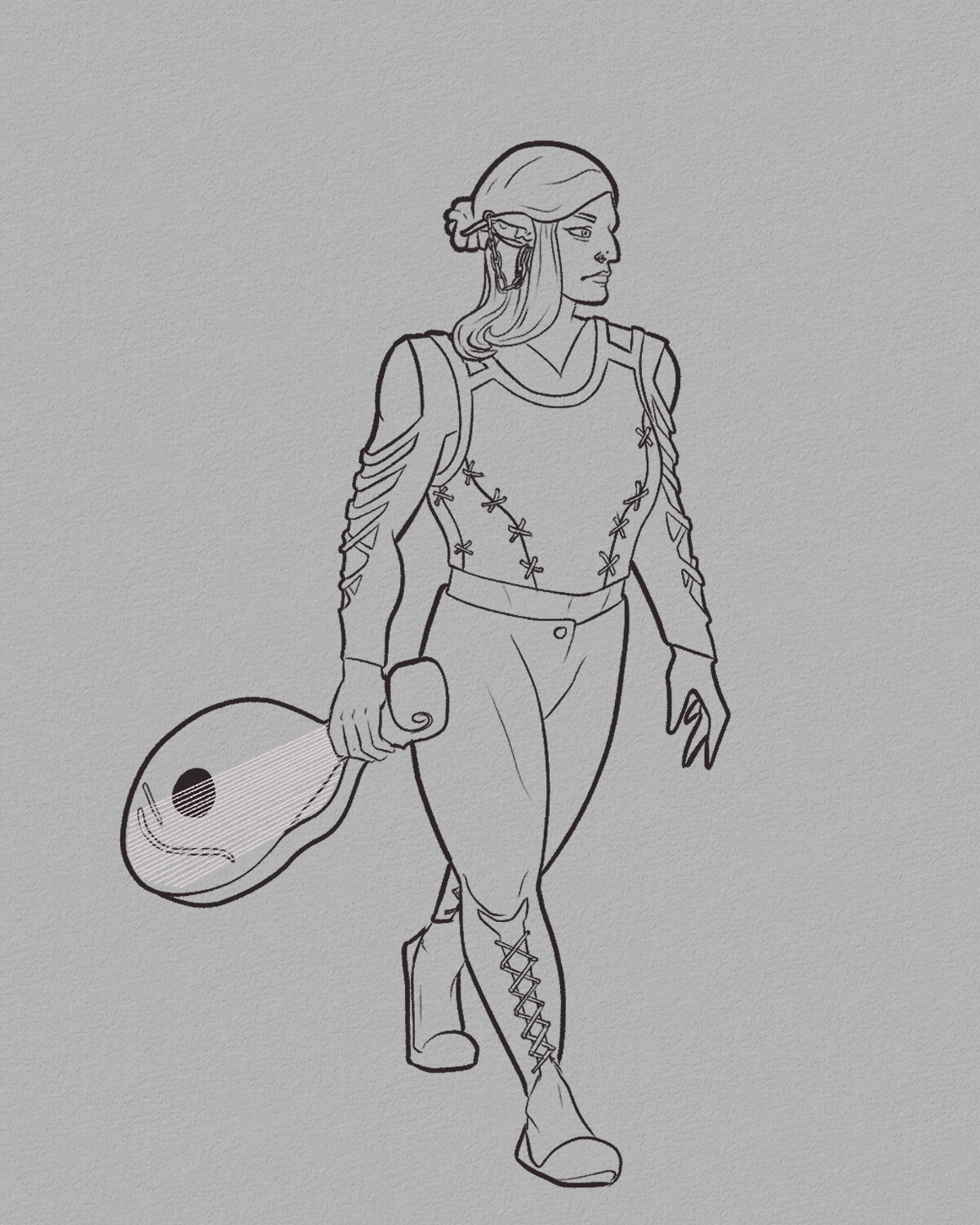 Matthew Skilton - Cleik, Half-Elf/Half-Goblin Bard