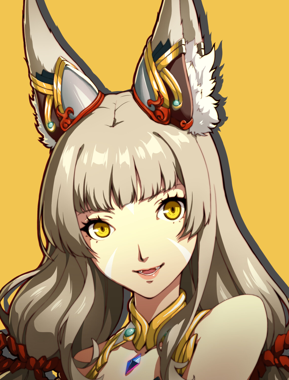 ArtStation - Nia true form in Persona 4 style