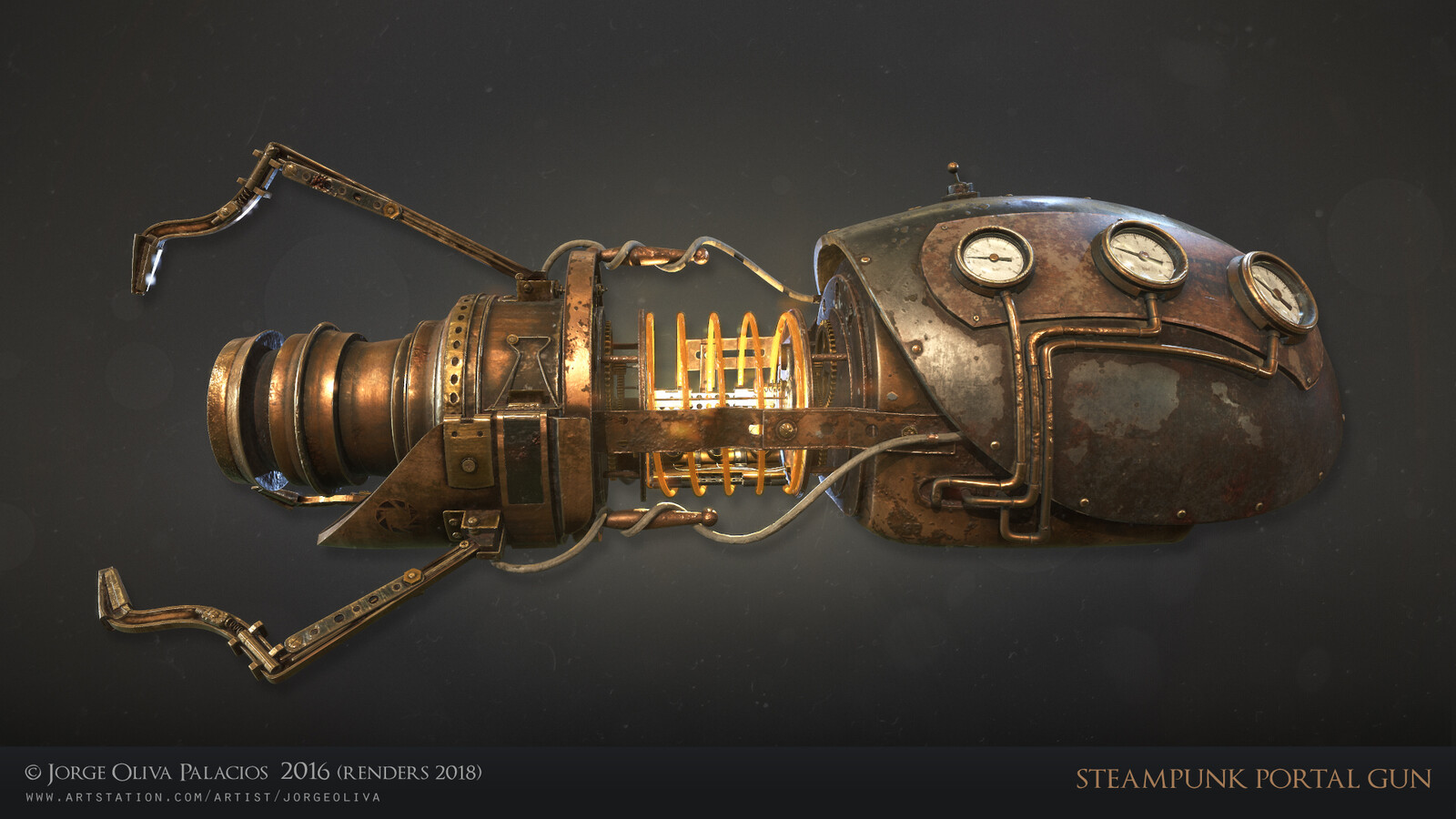 Jorge Oliva - Steampunk Portal Gun