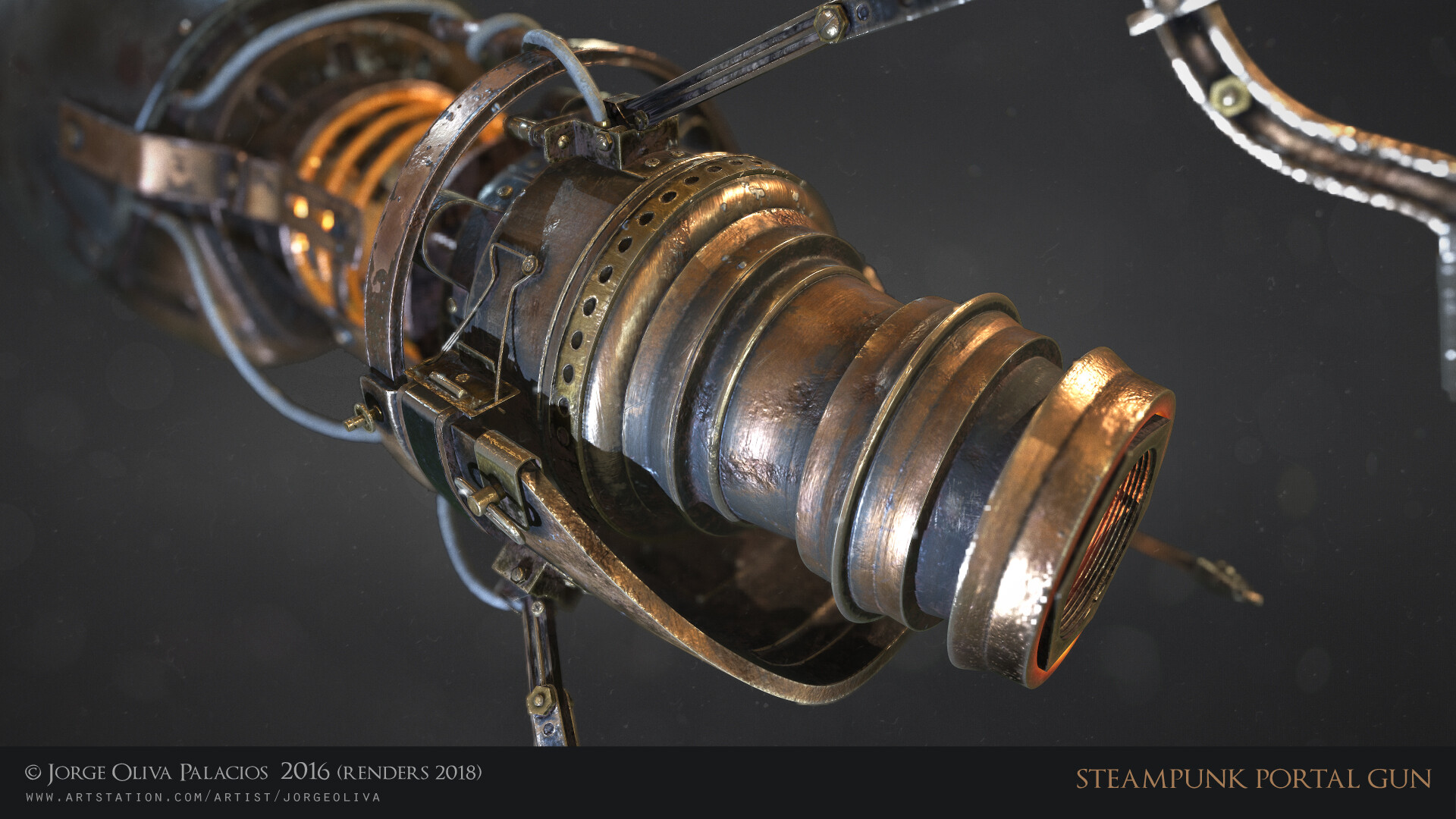 Jorge Oliva - Steampunk Portal Gun