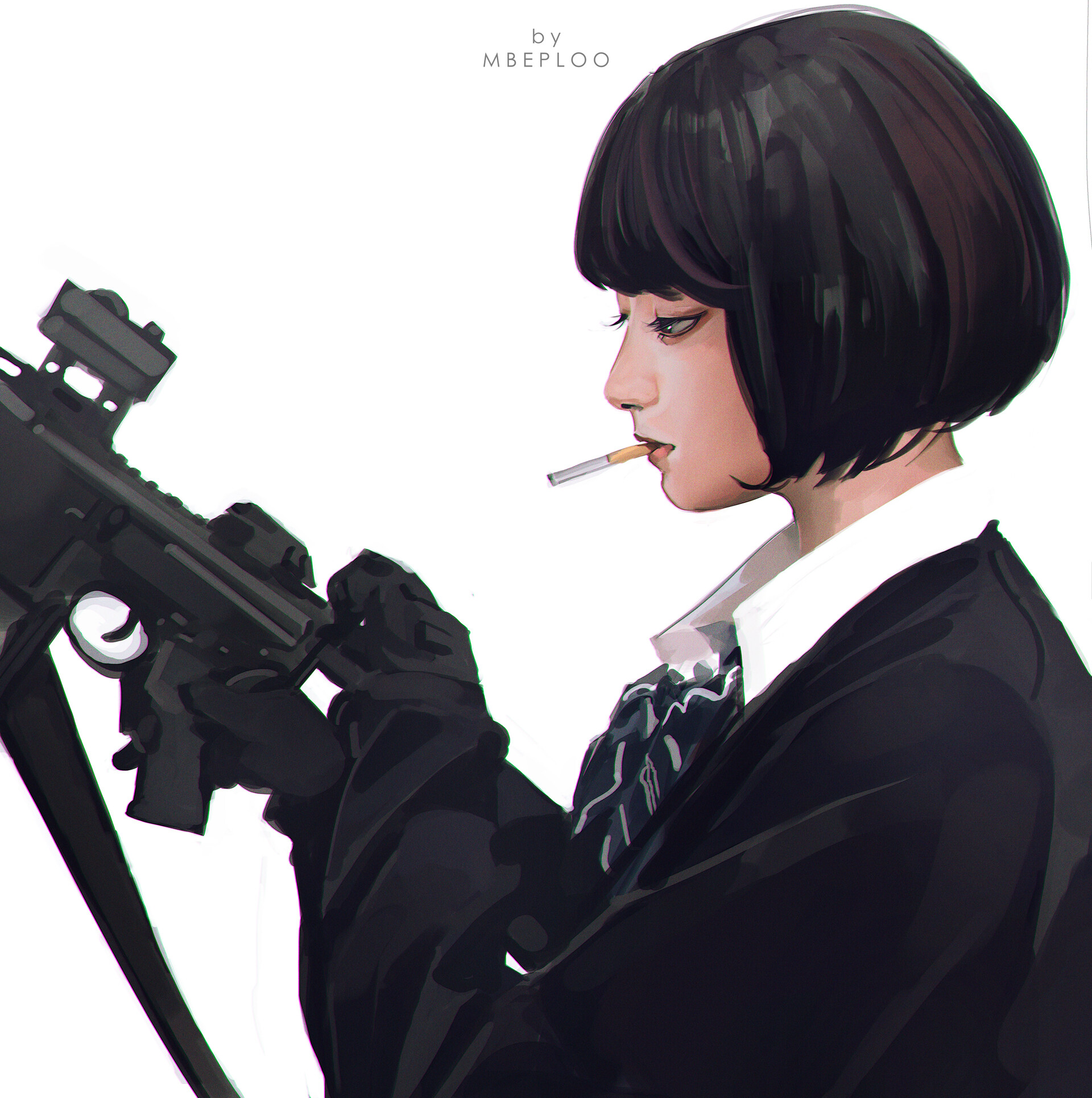 ArtStation - Gun Girl 🚬