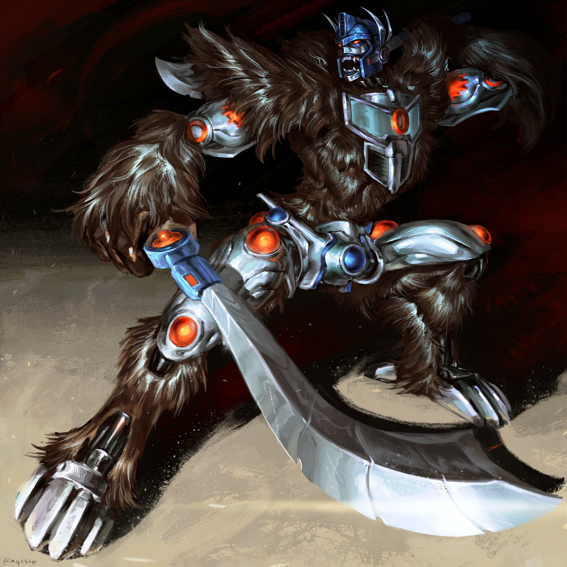 ArtStation - Beast Wars Optimus Primal