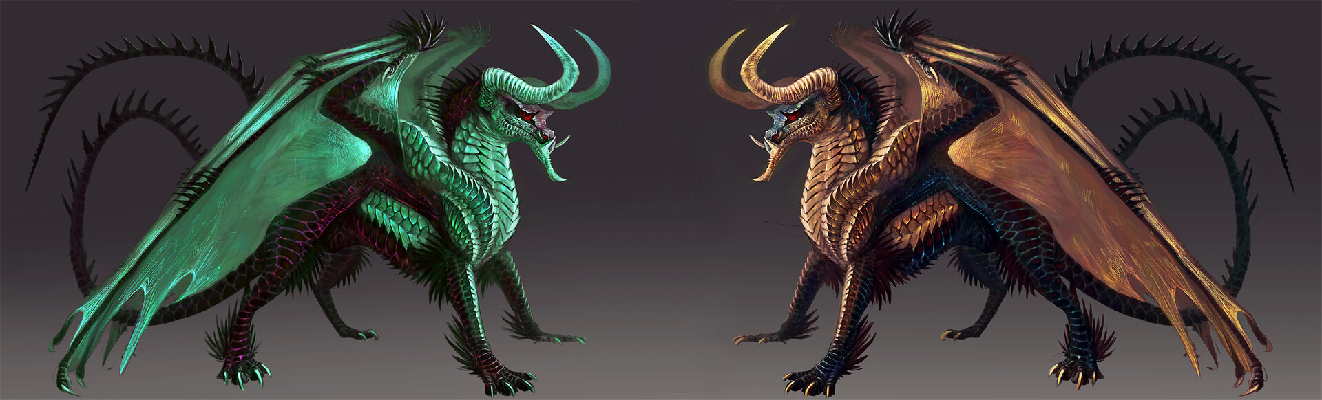 ArtStation - Temple Dragon Design