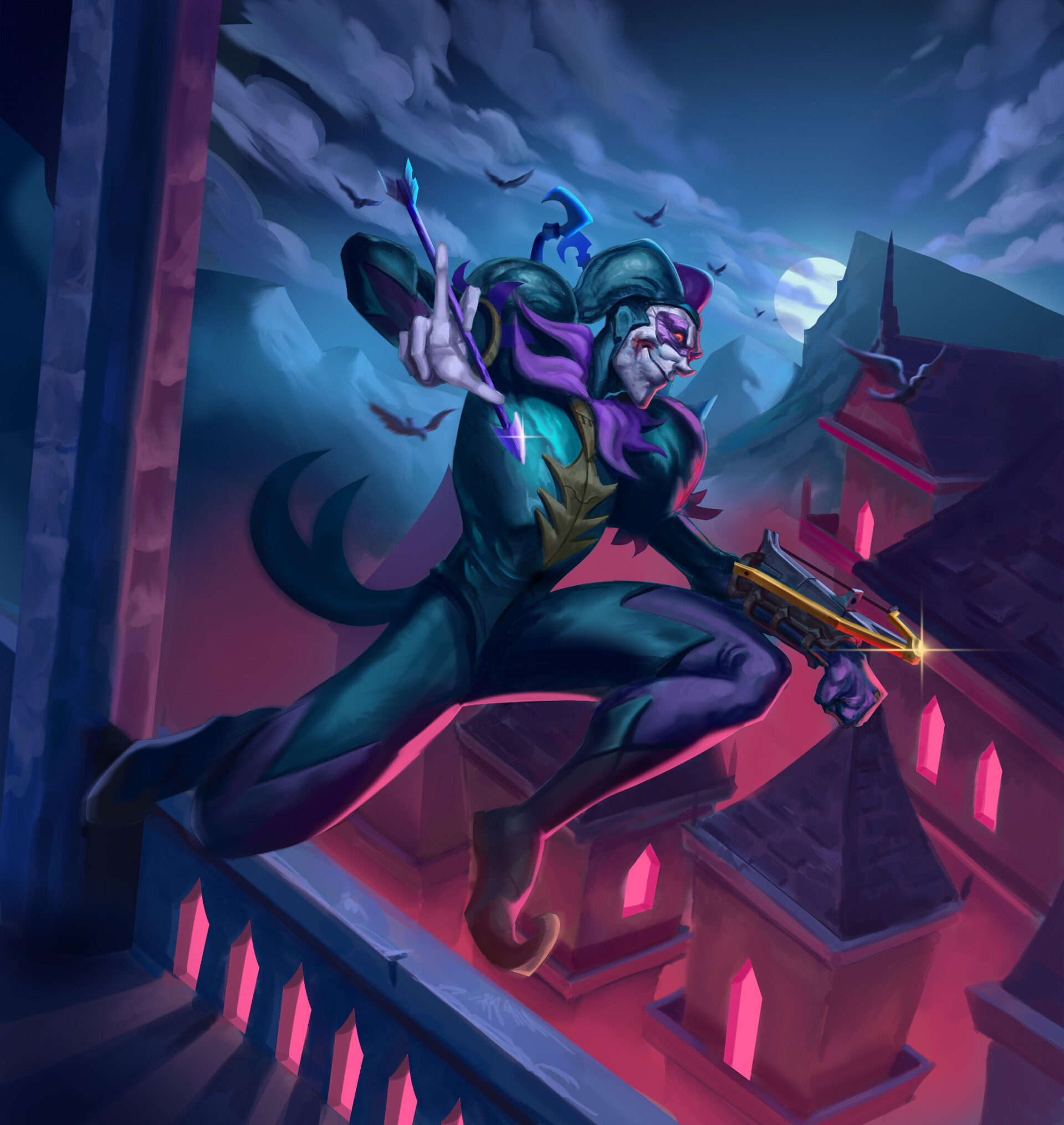 ArtStation - Killer jester archer - Card