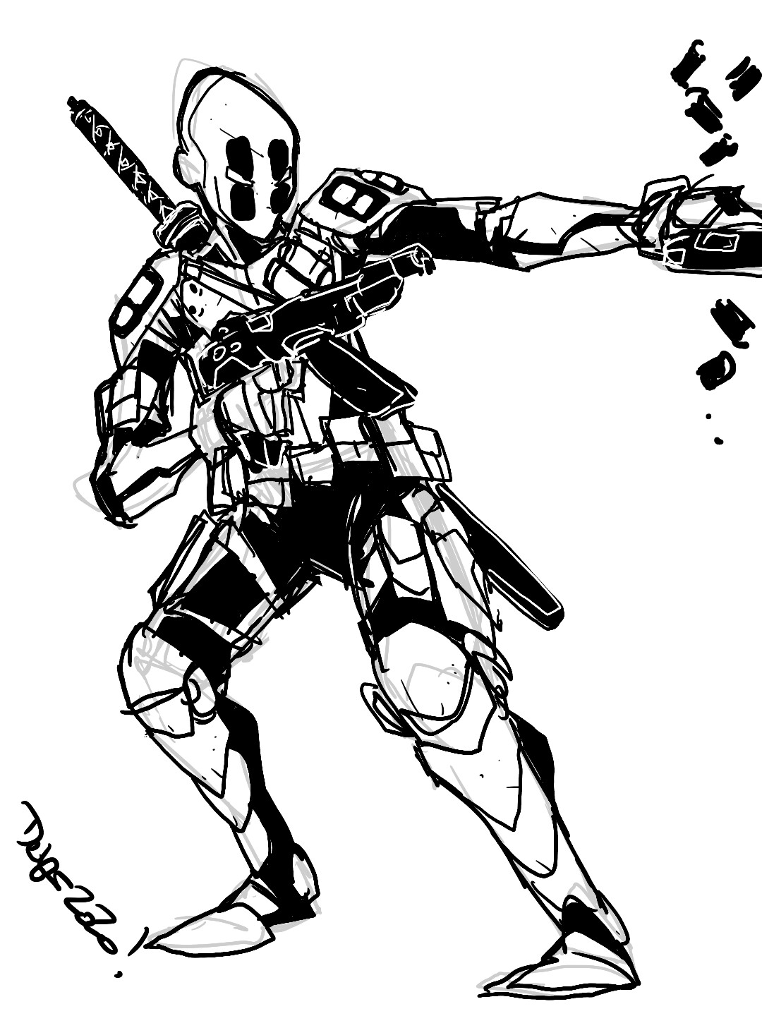 ArtStation - Sketch gun