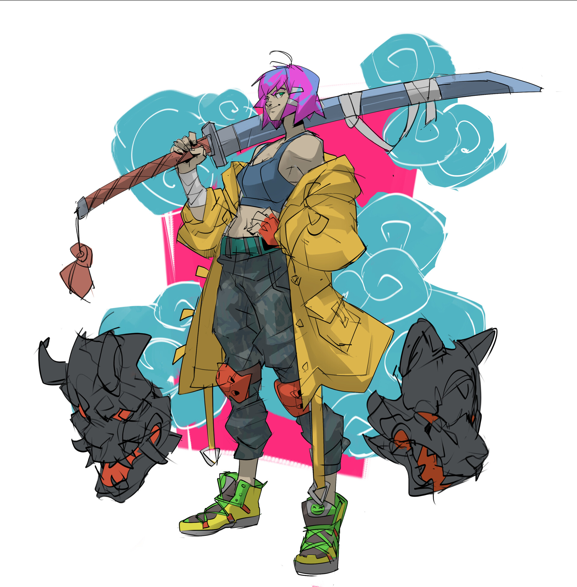 ArtStation - Urban Samurai 👹