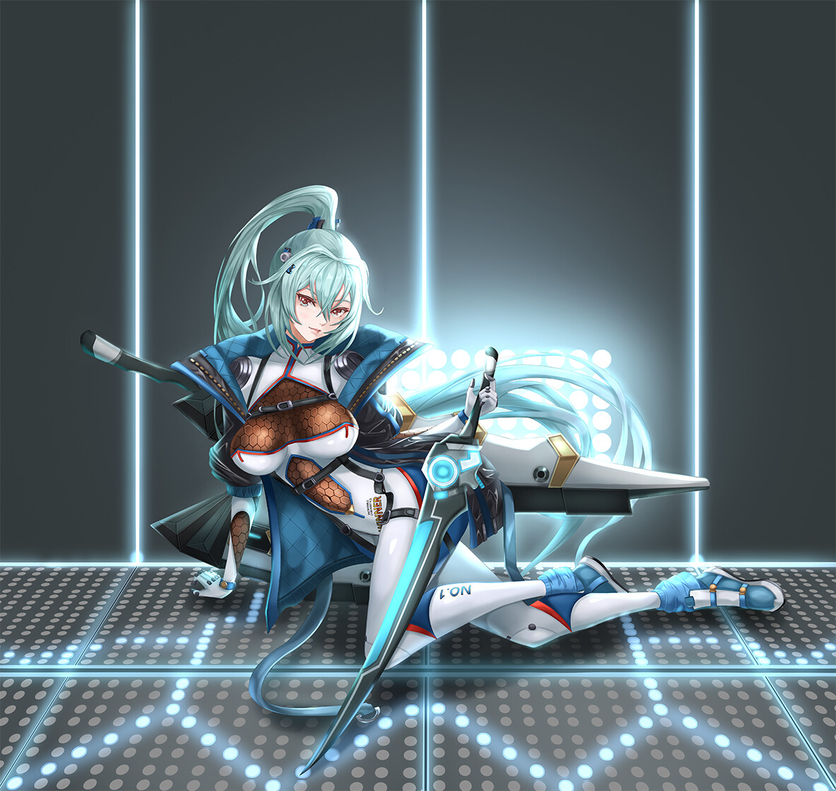 ArtStation - original sword girl