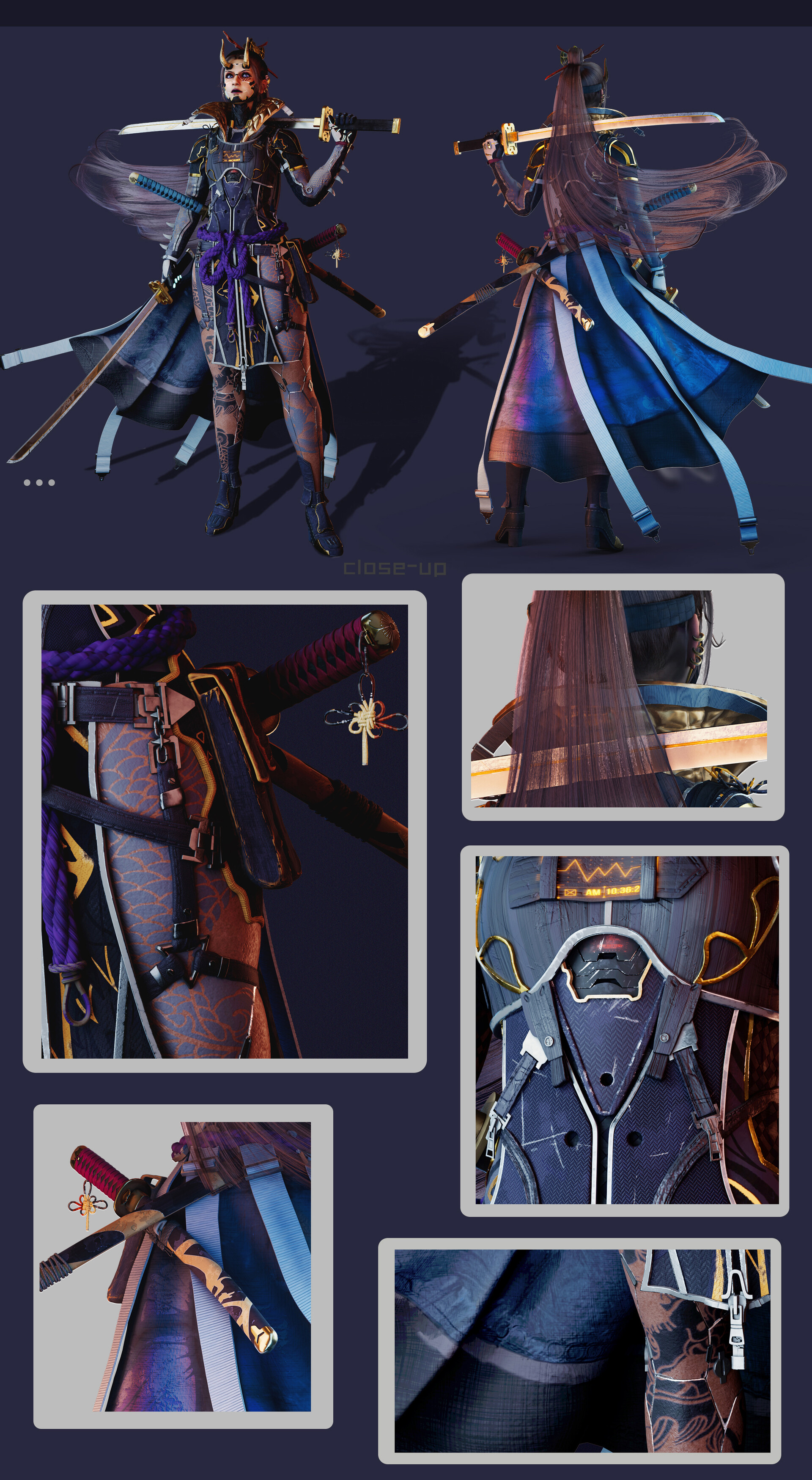 巧课力 CGmomo - 【学生作品】管康建 --《暗夜红莲》