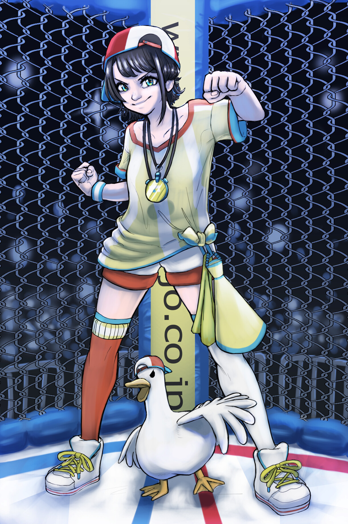 ArtStation - Oozora Subaru and her Duck