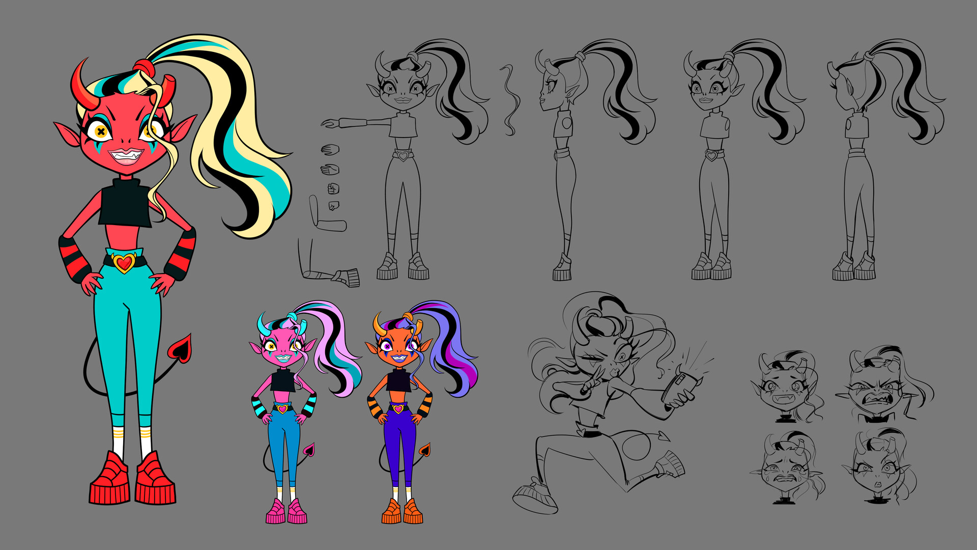 ArtStation - Teen-z Boo! | Character Pitch 2