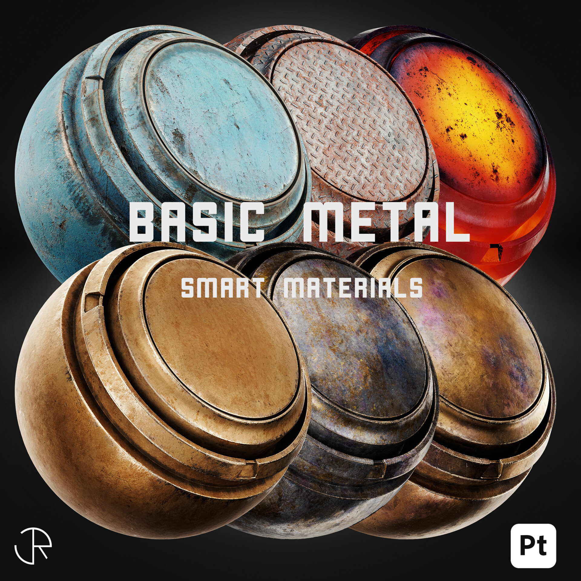 ArtStation - Basic Metal Smart Material