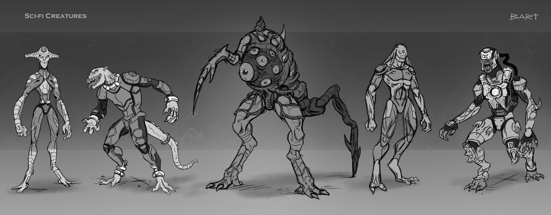 ArtStation - Sci-Fi Creatures, Mecha