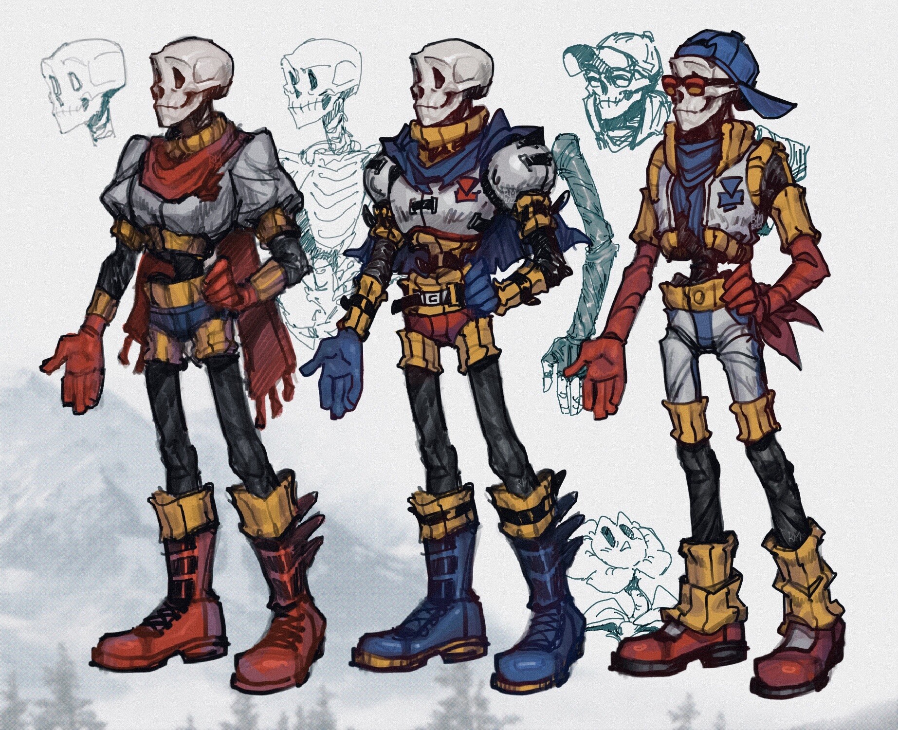 Y S Undertale Papyrus Fan Concepts