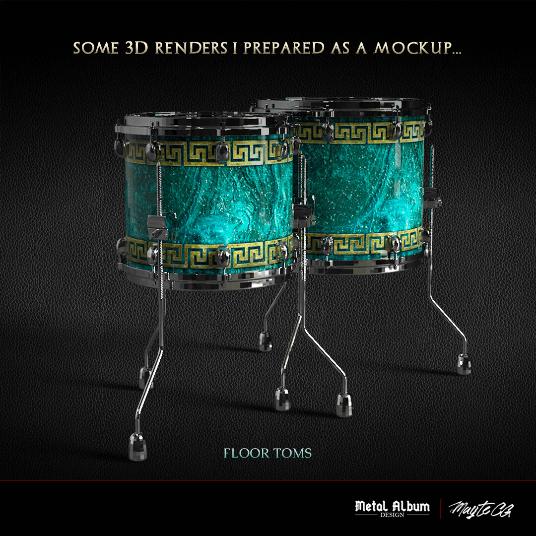 Mayte CG - Akroasis. (4/4) Lyric videos + Custom Drum Wraps