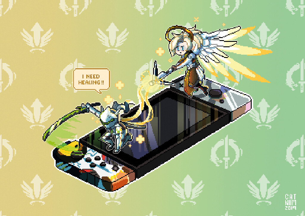 ArtStation - Overwatch - Pixel Fanart