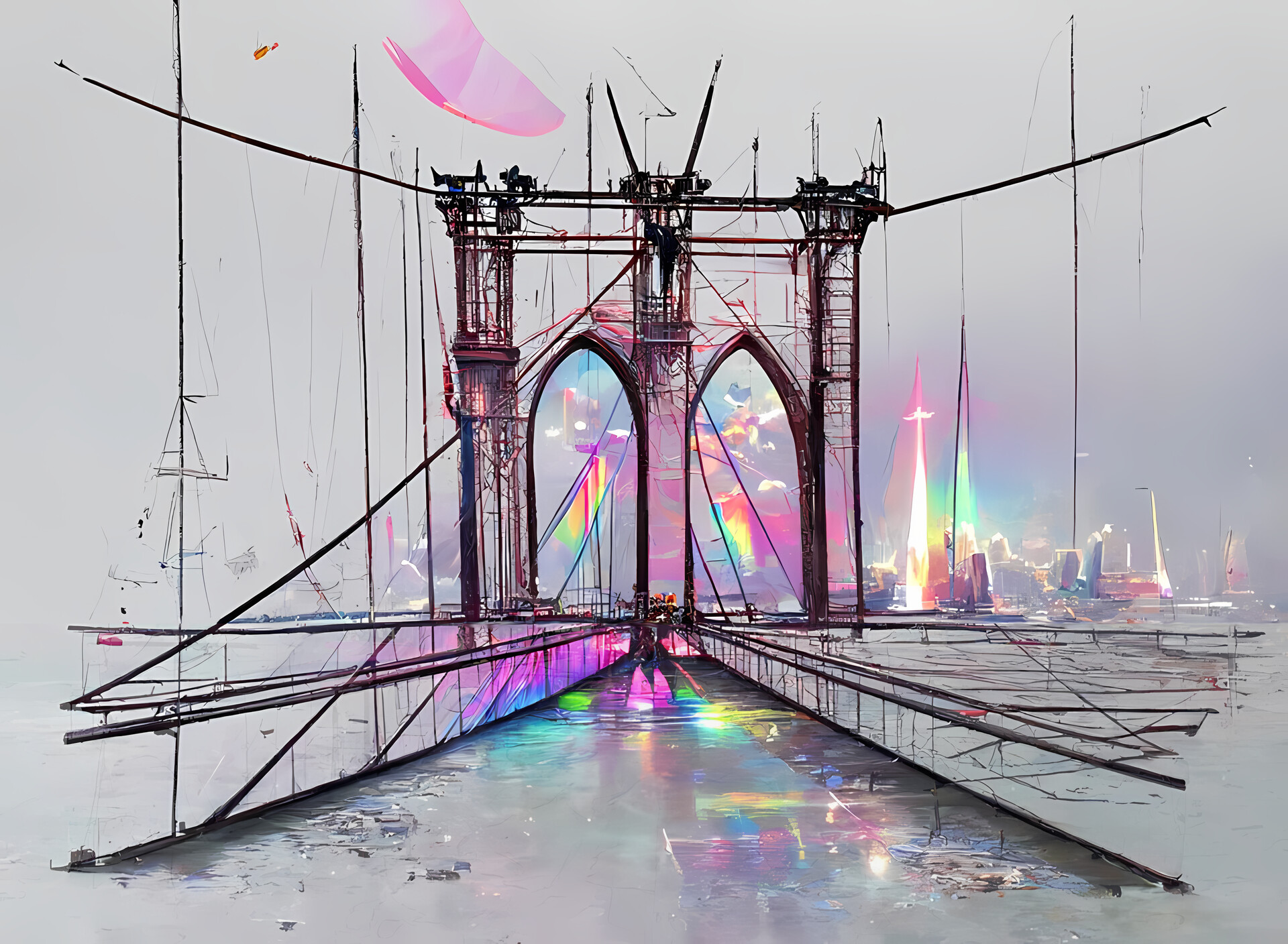 brooklyn bridge stencil