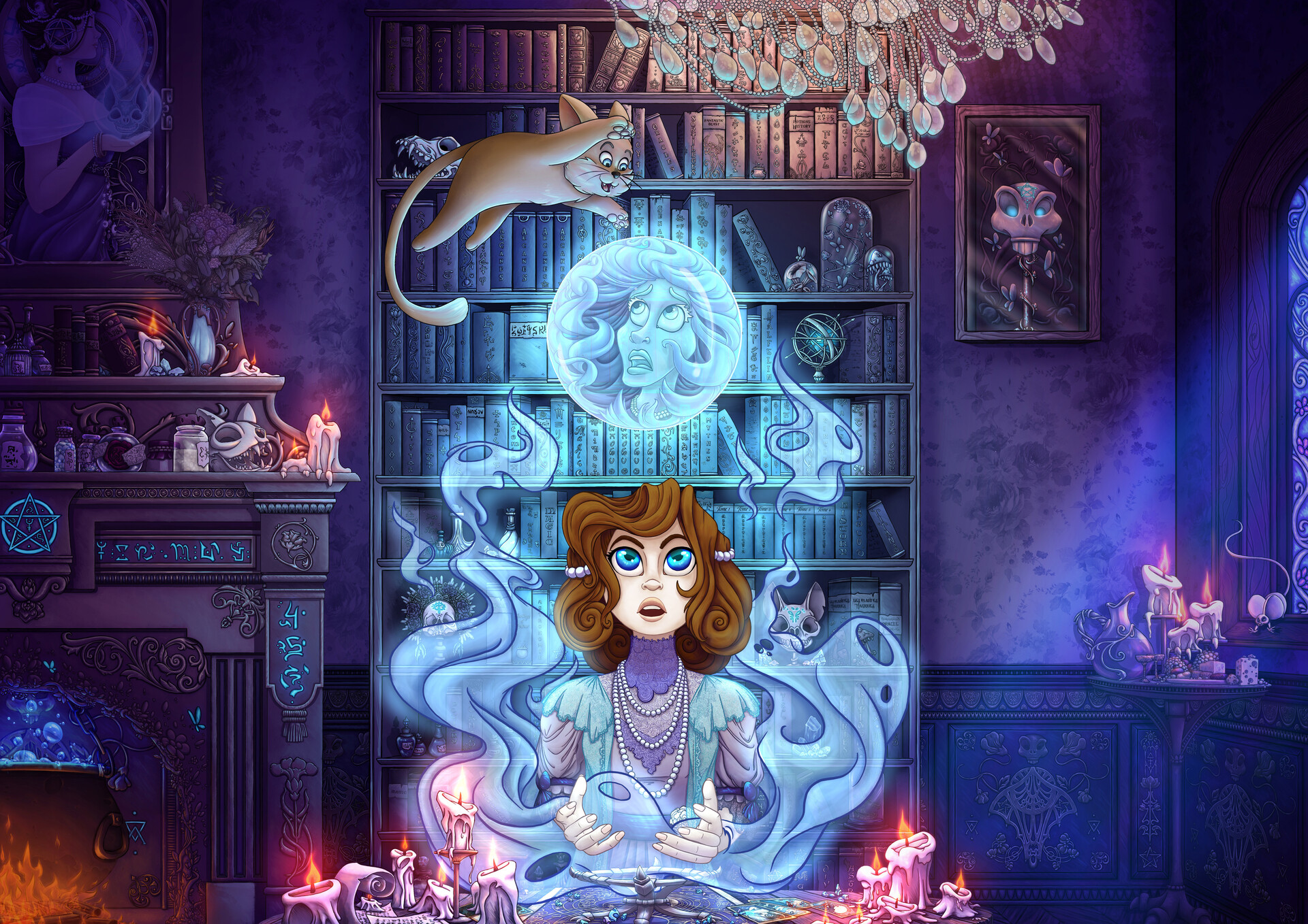 ArtStation - Mrs Leota Experience, Phantom Manor