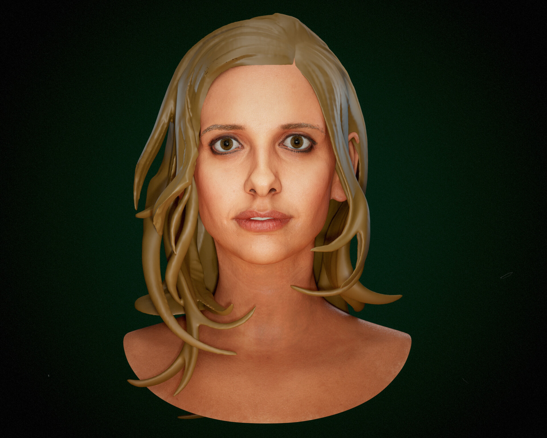 Mona Fuchs - Realism Study - Skin Texturing BTVS (Marmoset and Unreal)