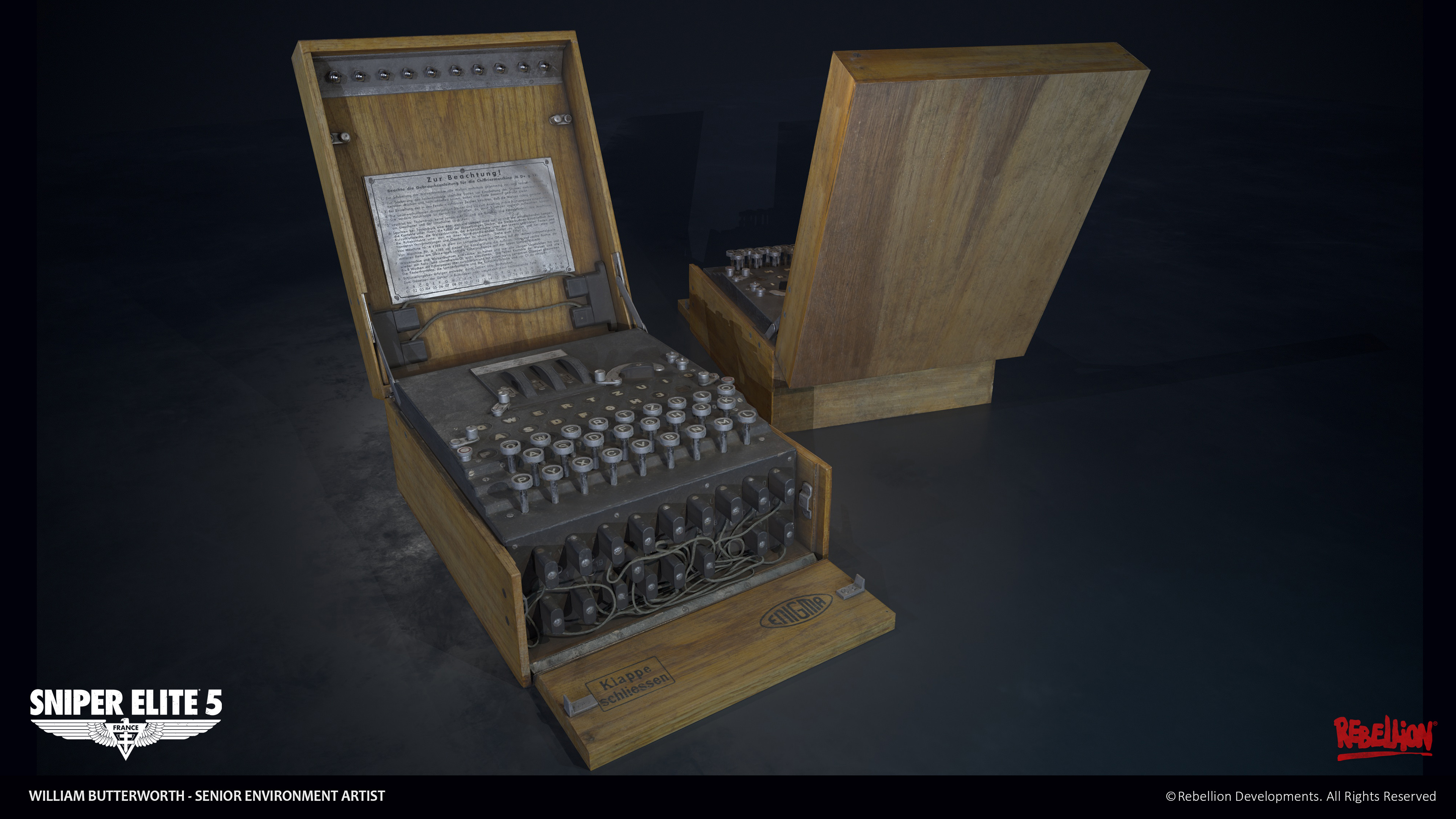 William Butterworth - Sniper Elite 5 - Enigma Machine (Photogrammetry)
