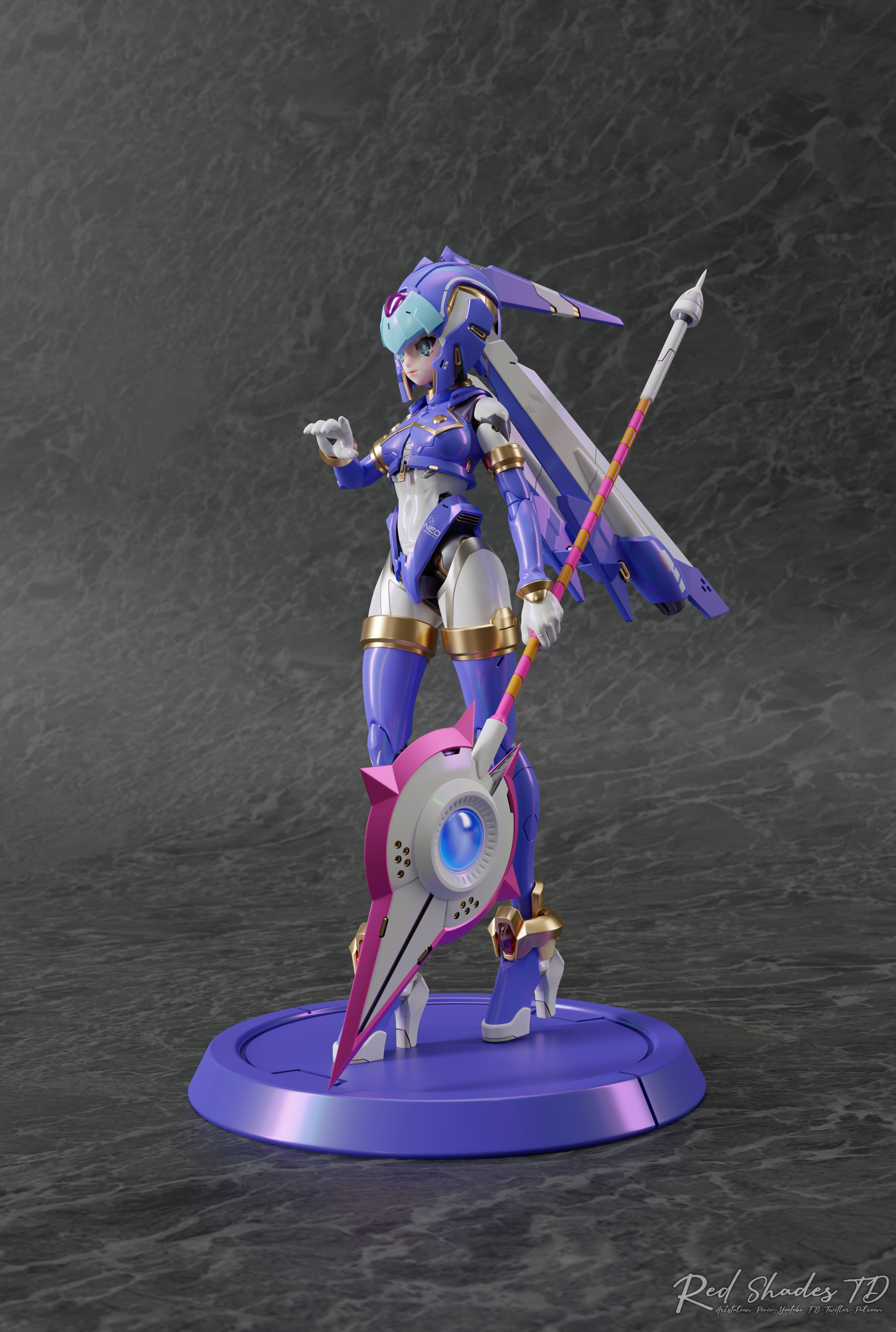 RedShades - Leviathan - Megaman Figure Commission