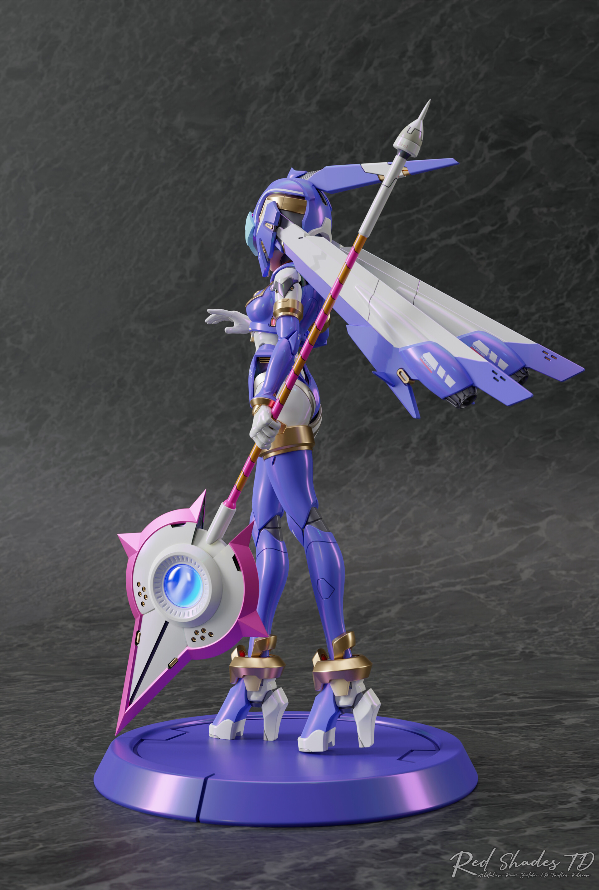 RedShades - Leviathan - Megaman Figure Commission