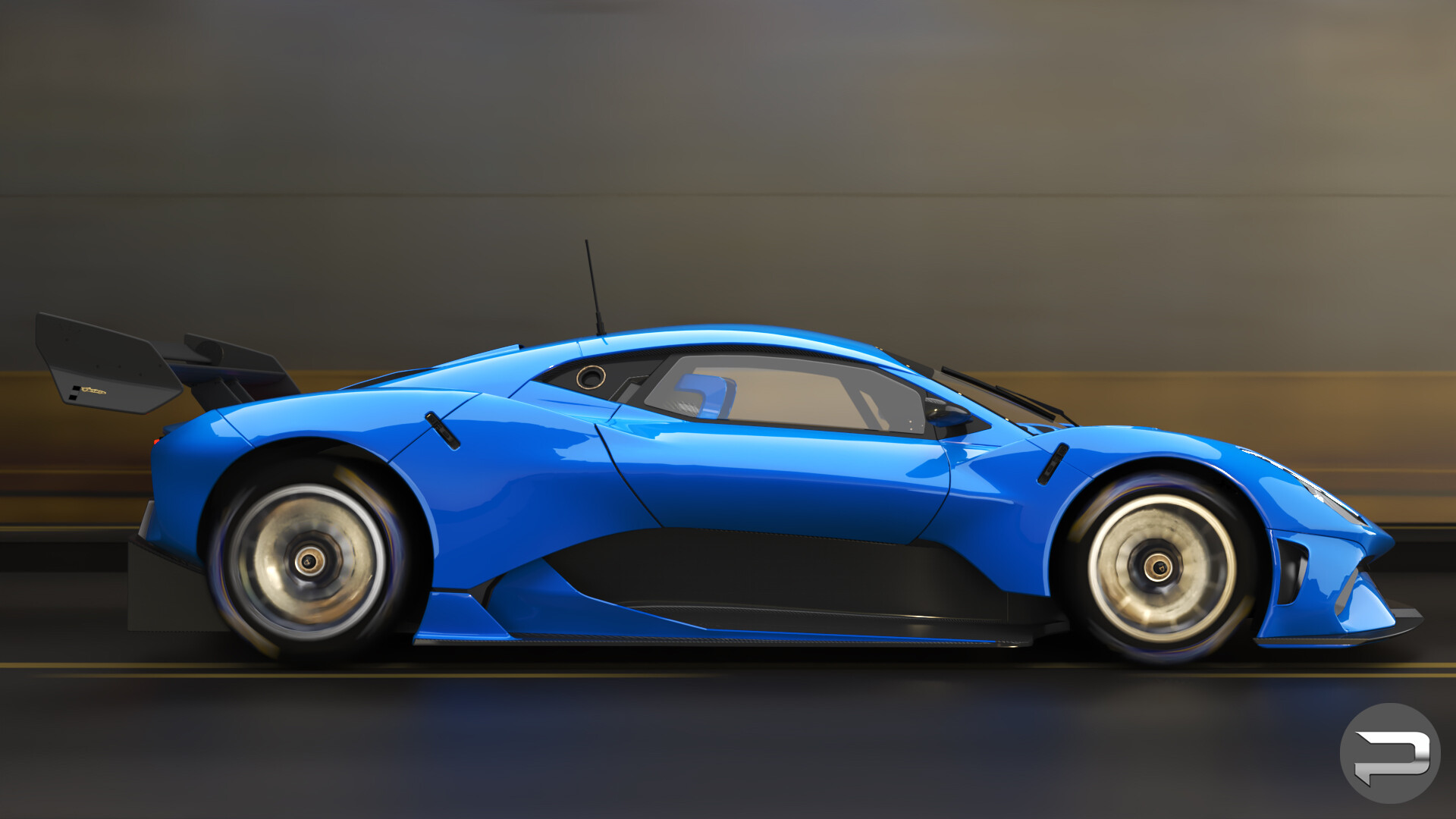 ArtStation - Car in motion render