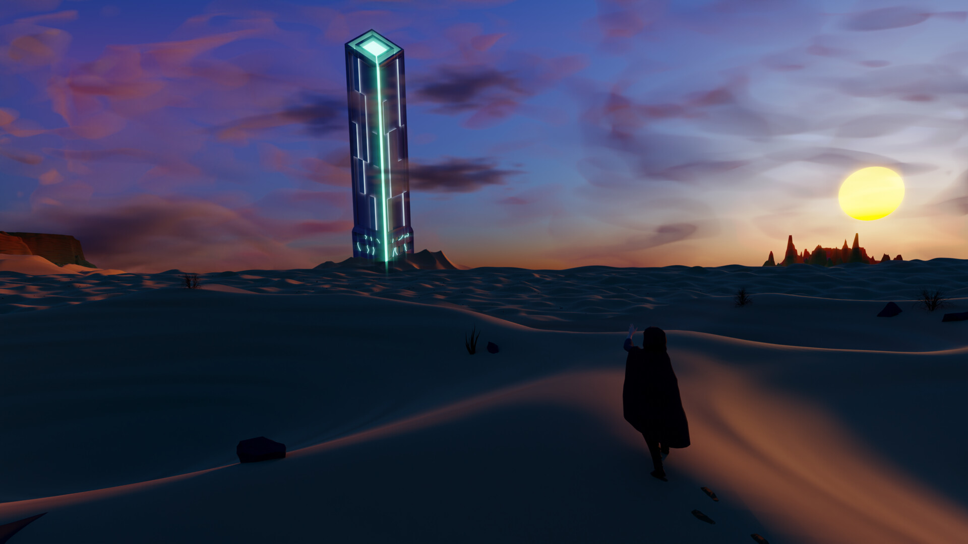 ArtStation - Mysterious Desert Obelisk